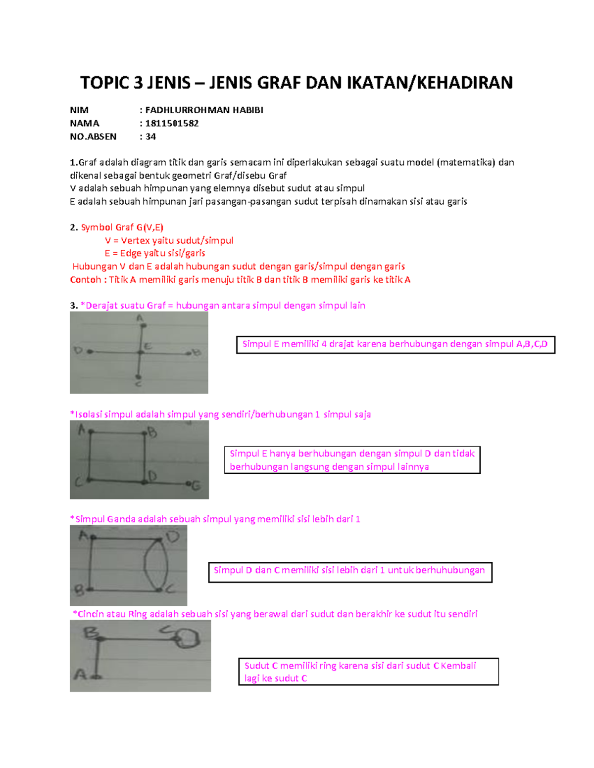 AA Topic 3 security - TOPIC 3 JENIS – JENIS GRAF DAN IKATAN/KEHADIRAN ...