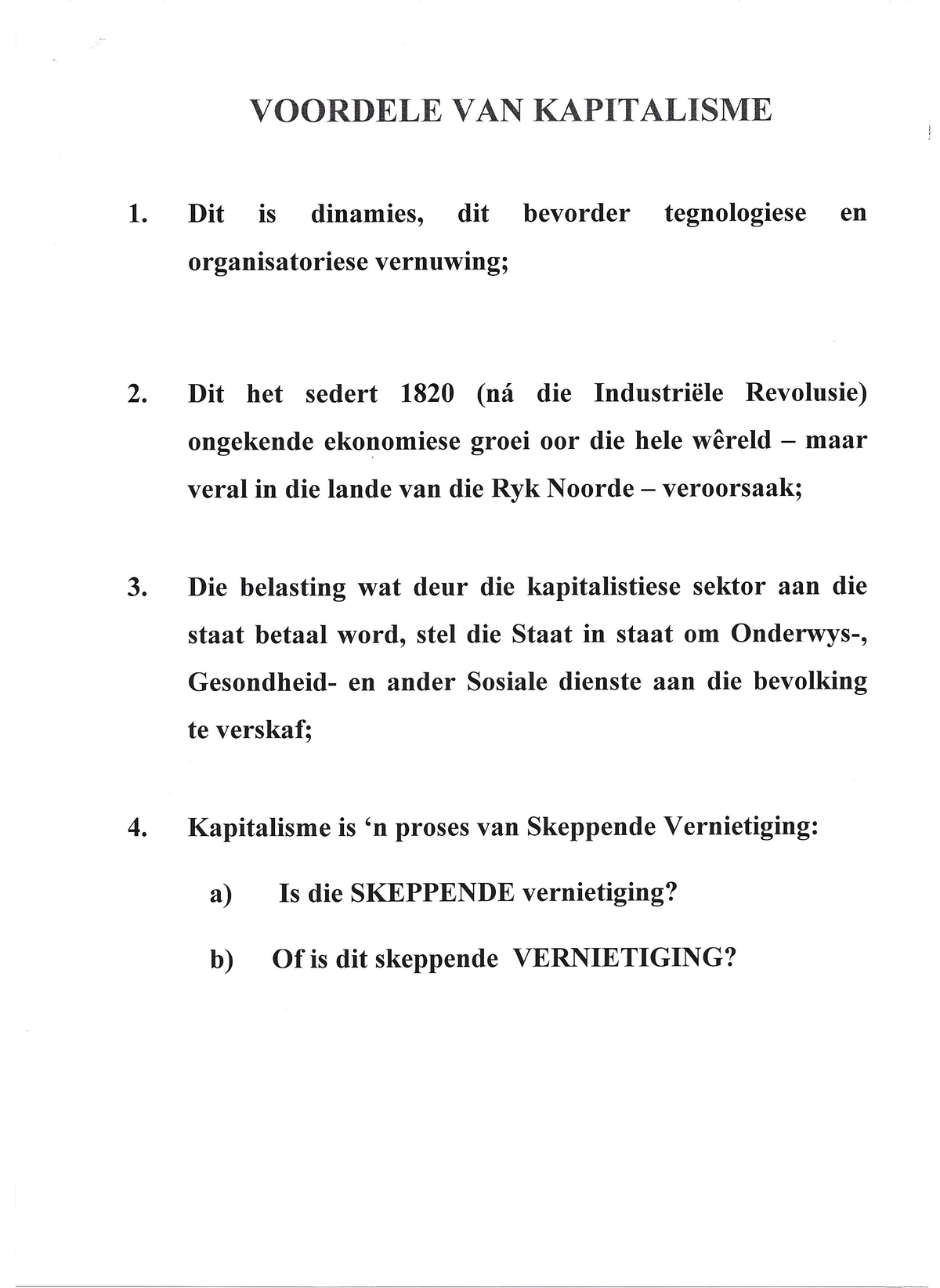 Kapitalisme voor en nadele copy - Studocu