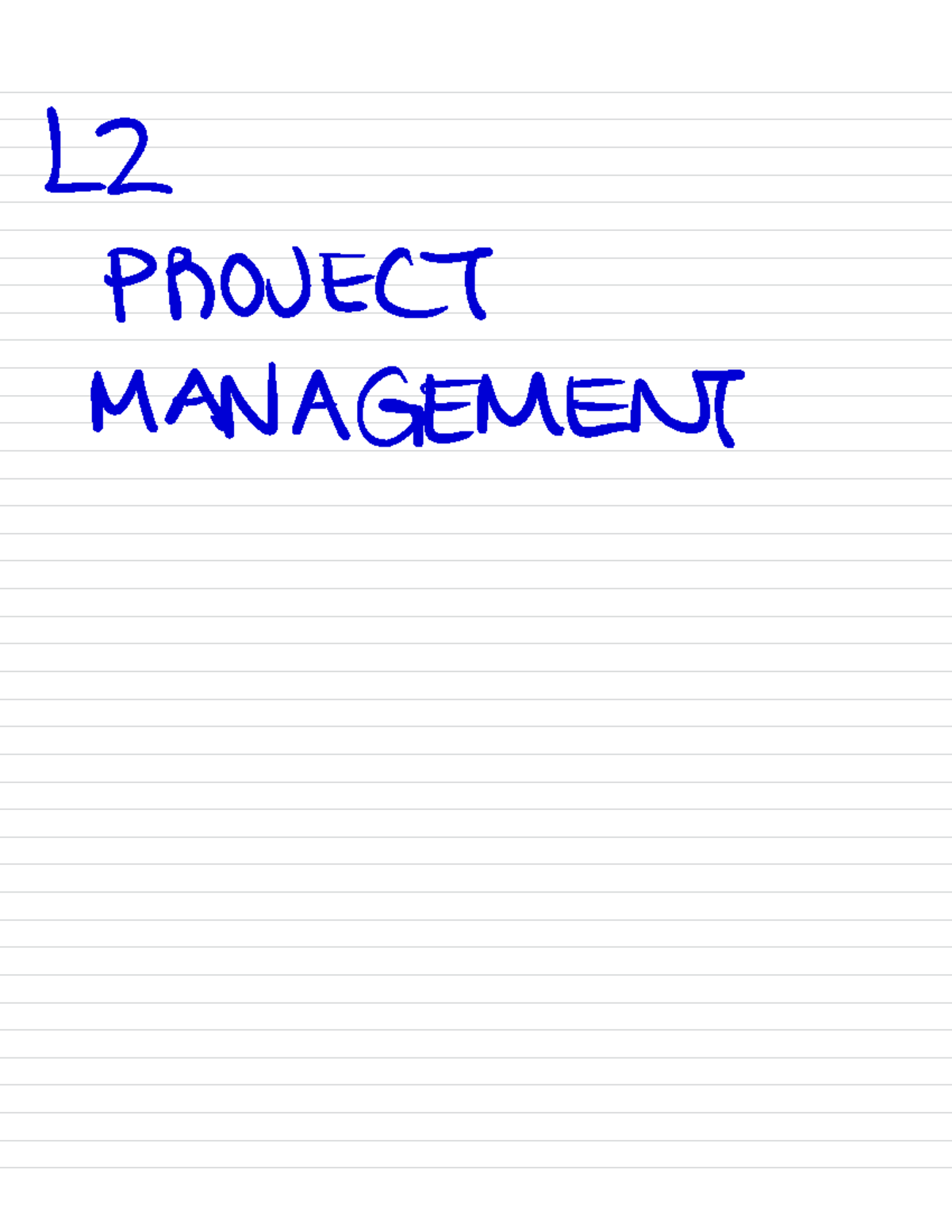 L2 Project Management Practice Problems - LZ PROJECT MANAGEMENT Tutorial question I ① a) What is ...