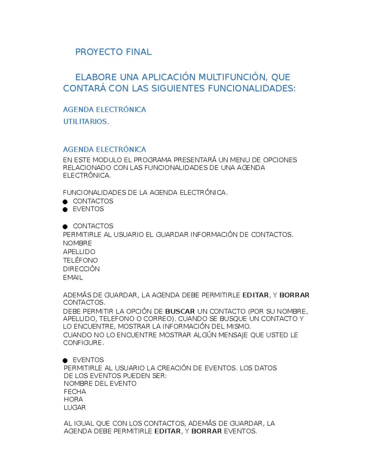 Proyecto Final Fundamentos C2 2021 - PROYECTO FINAL ELABORE UNA ...