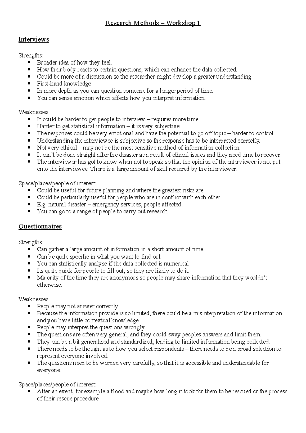 Workshop 1 191118 - Lecture notes - Research Methods – Workshop 1 ...