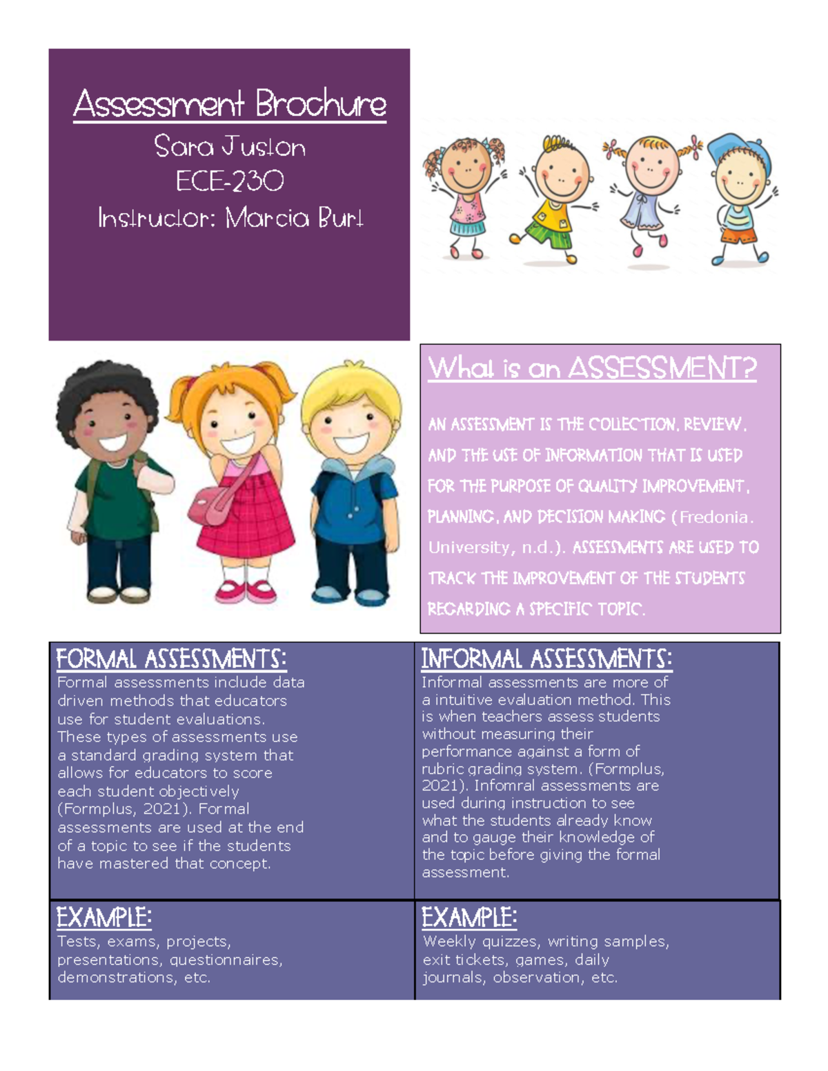 ECE 230 Assessment Brochure - ECE 230 - GCU - Studocu