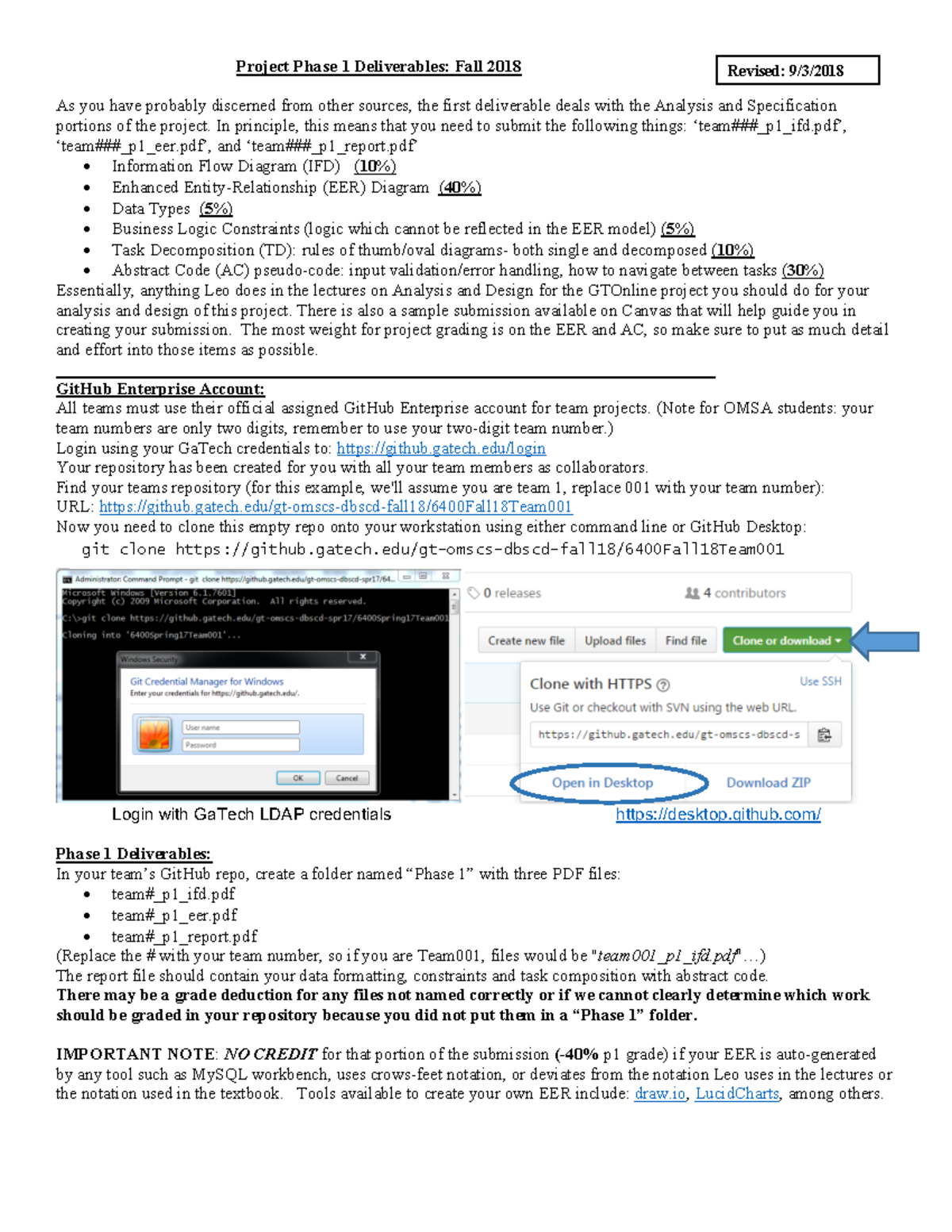 Project Phase 1 Deliverables Fall18 Homework requirement - Project ...