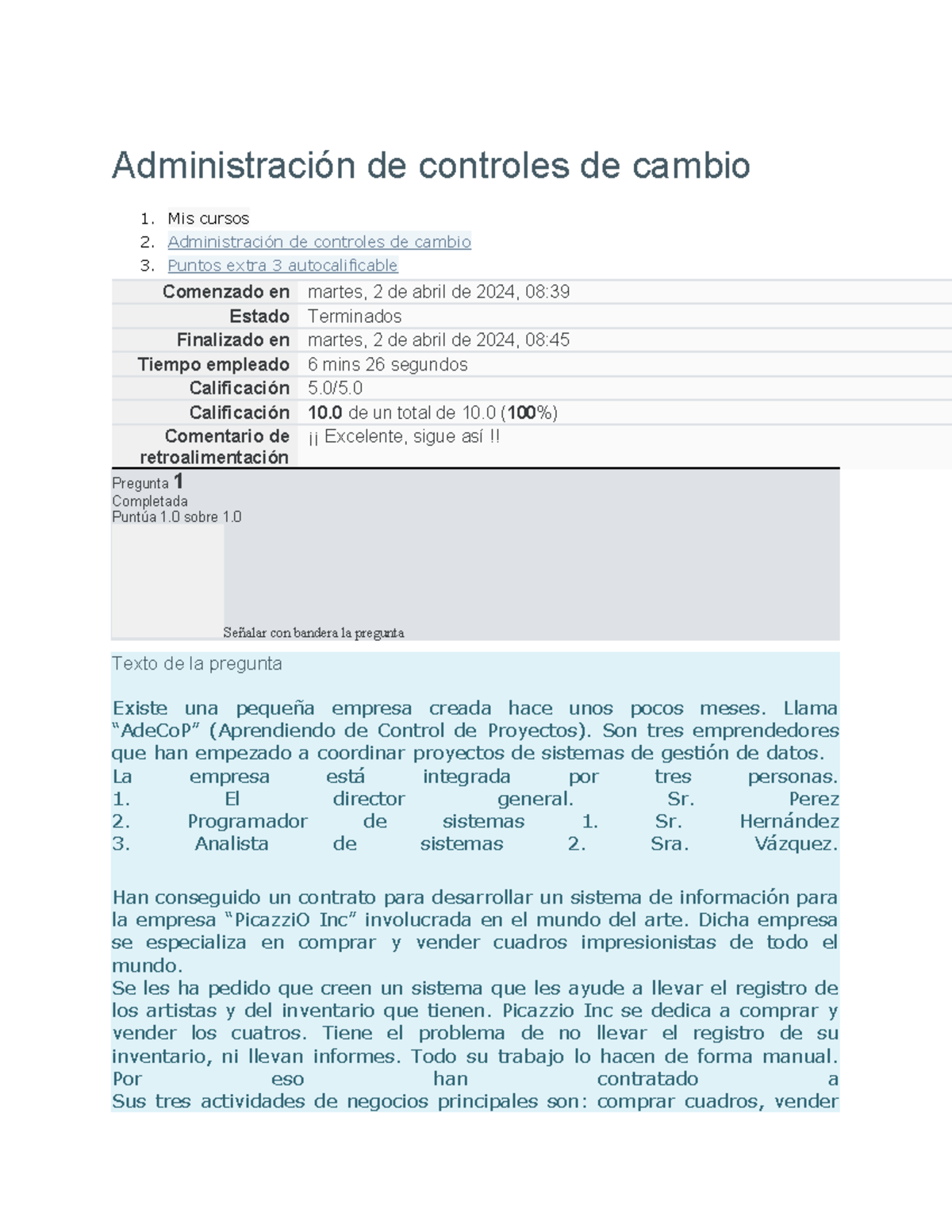 Administración de controles de cambio autocalificable s3 - Administración de controles de cambio ...