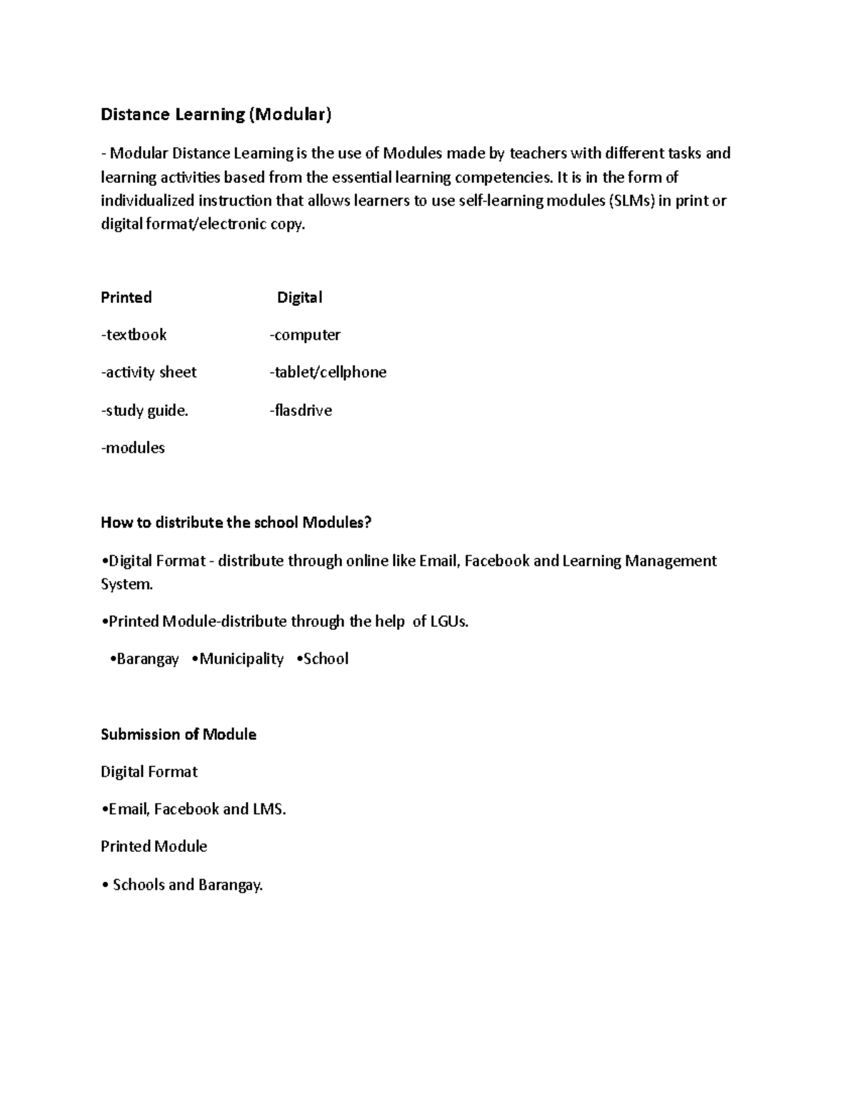 Distance Learning Modular-WPS Office - Distance Learning (Modular ...