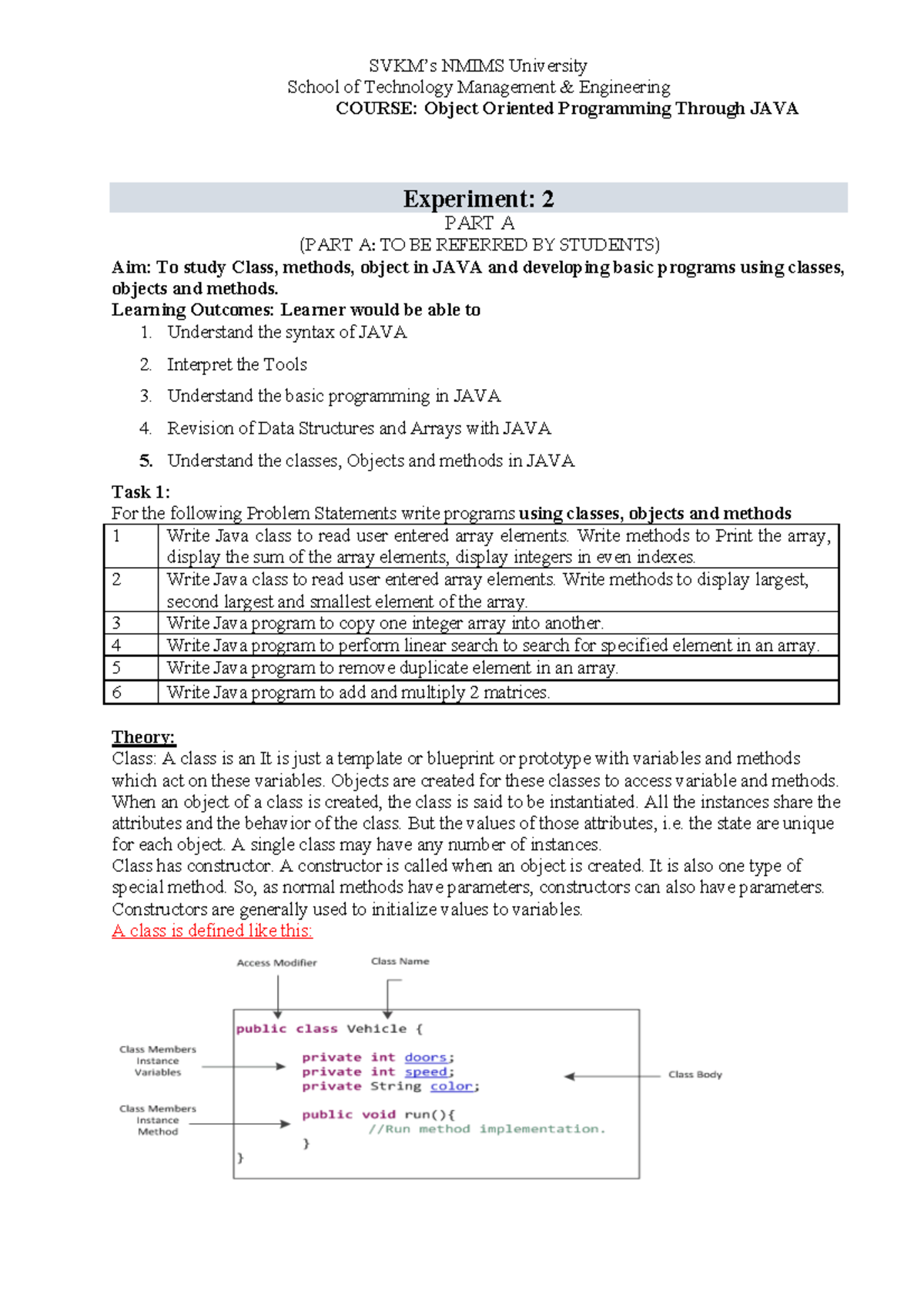 2 Experiment OOP JAVA -BROTHERUNEAAM - School of Technology Management ...