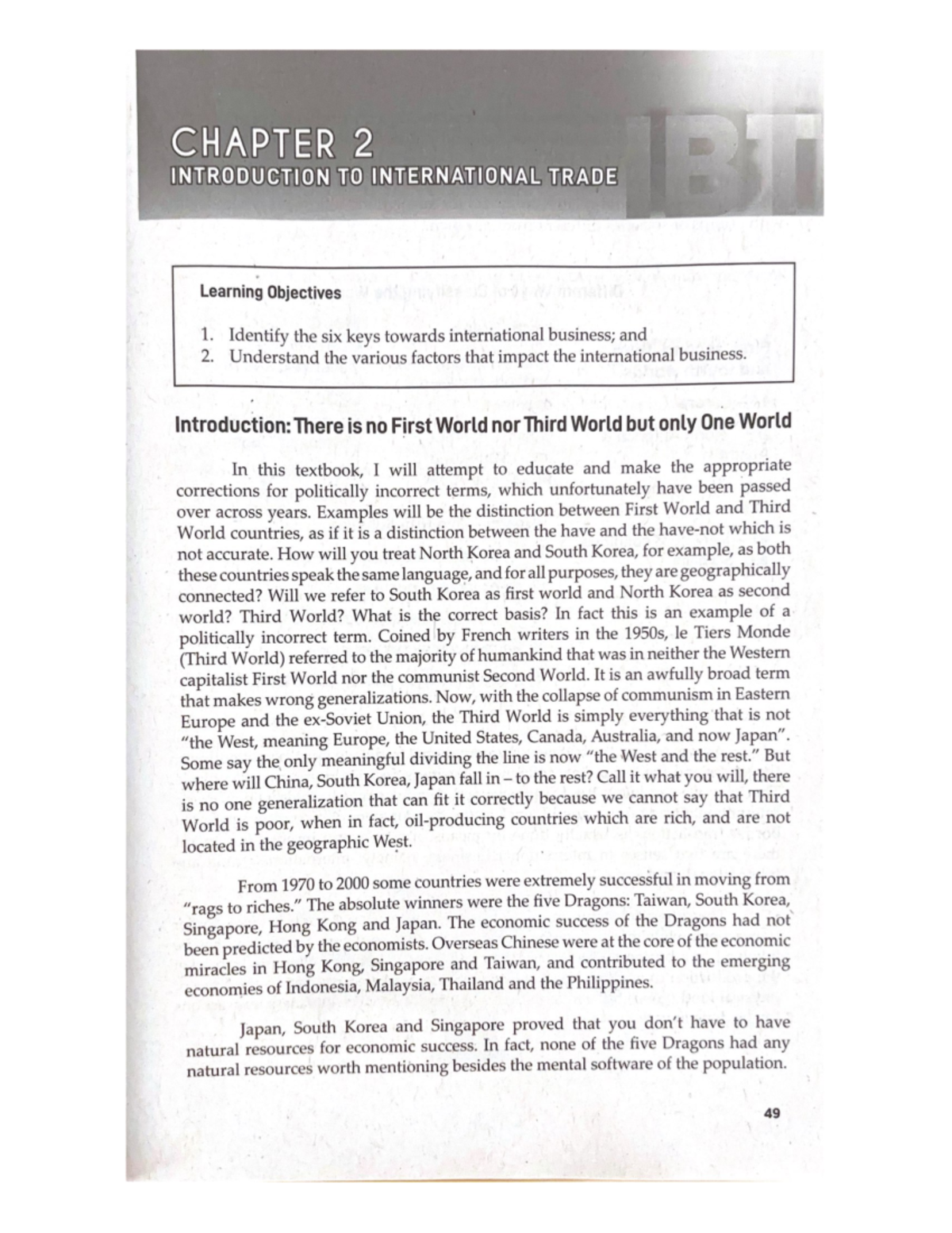 IBT CHAPTER 2 PDF COPY MATT MARTIN - CHAPTER 2 INTRODUCTION TO INTERNATIONAL TRADE Learning ...