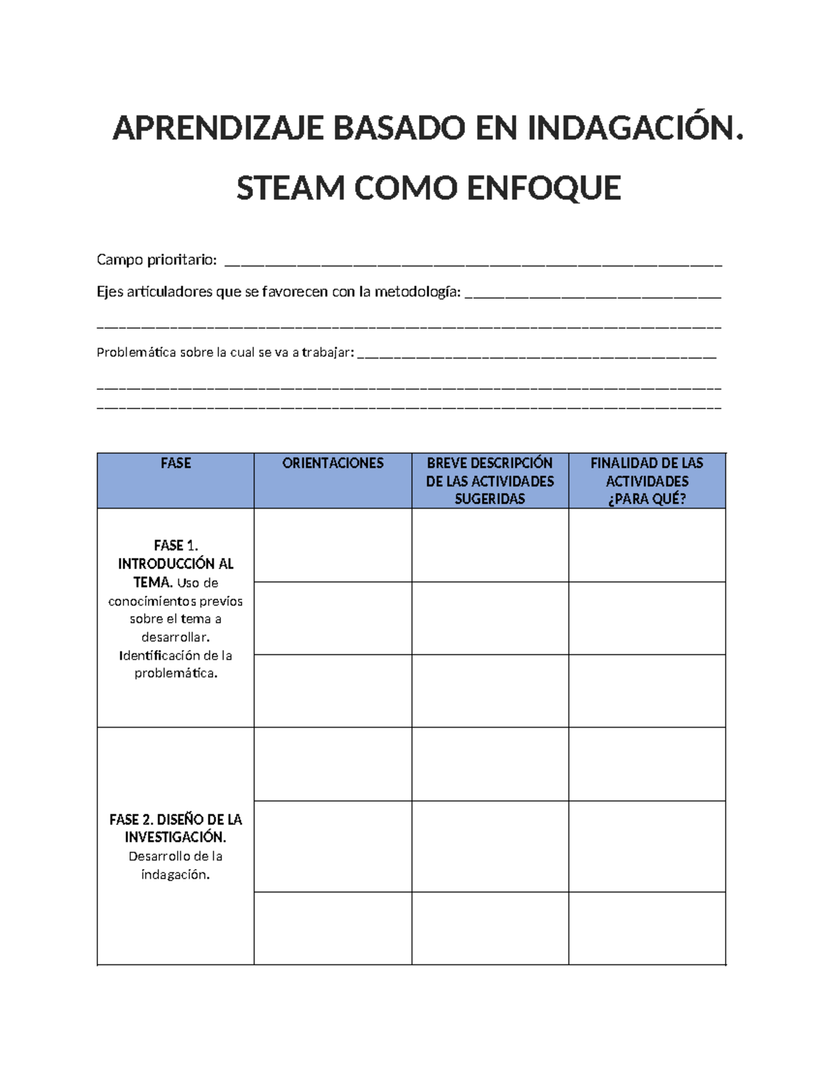 Steam - MATERIAL - Campo prioritario