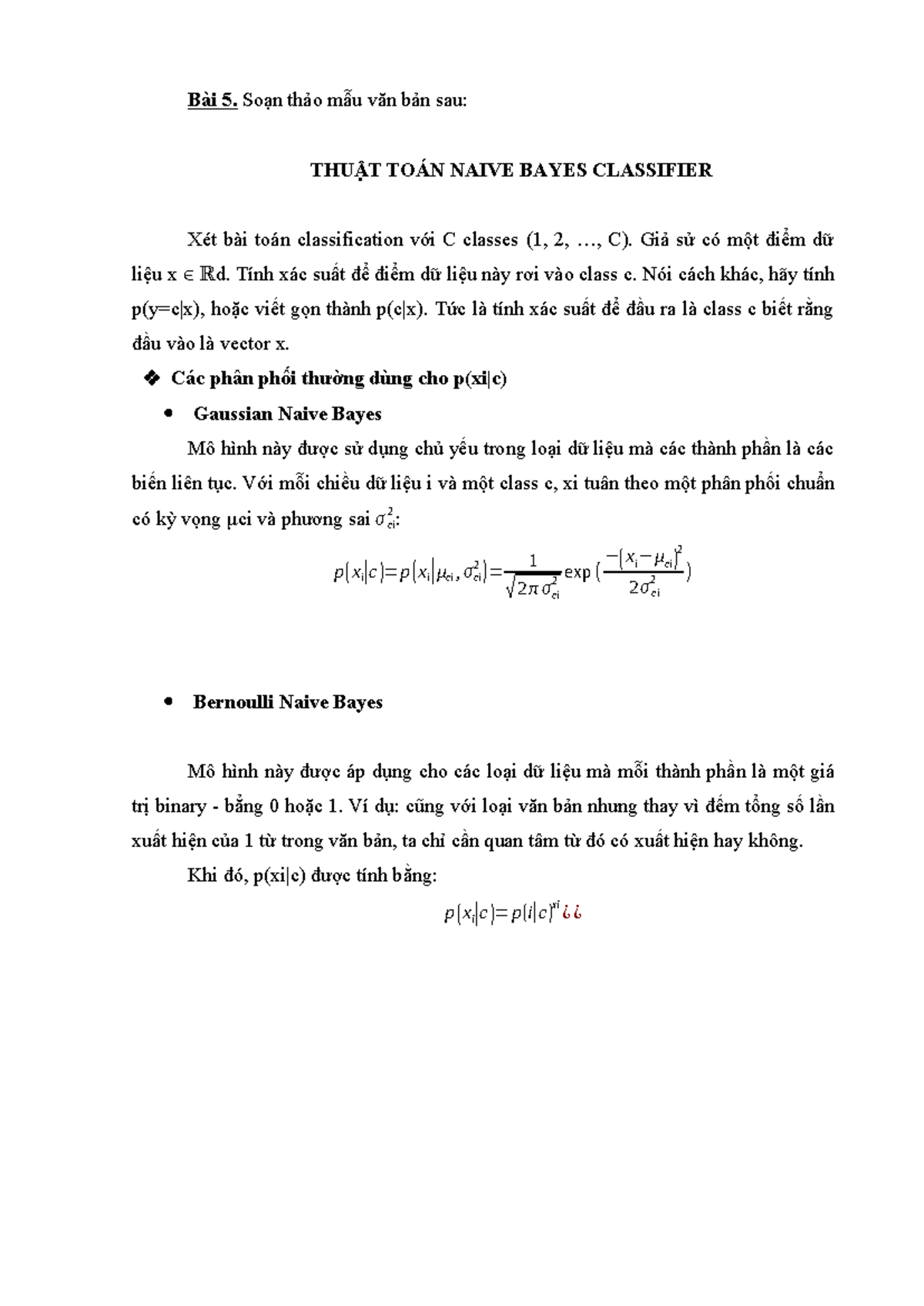 72 Pham Thị Thịnh TH C5 bai5 - Bài 5. Soạn thảo mẫu văn bản sau: THUẬT ...