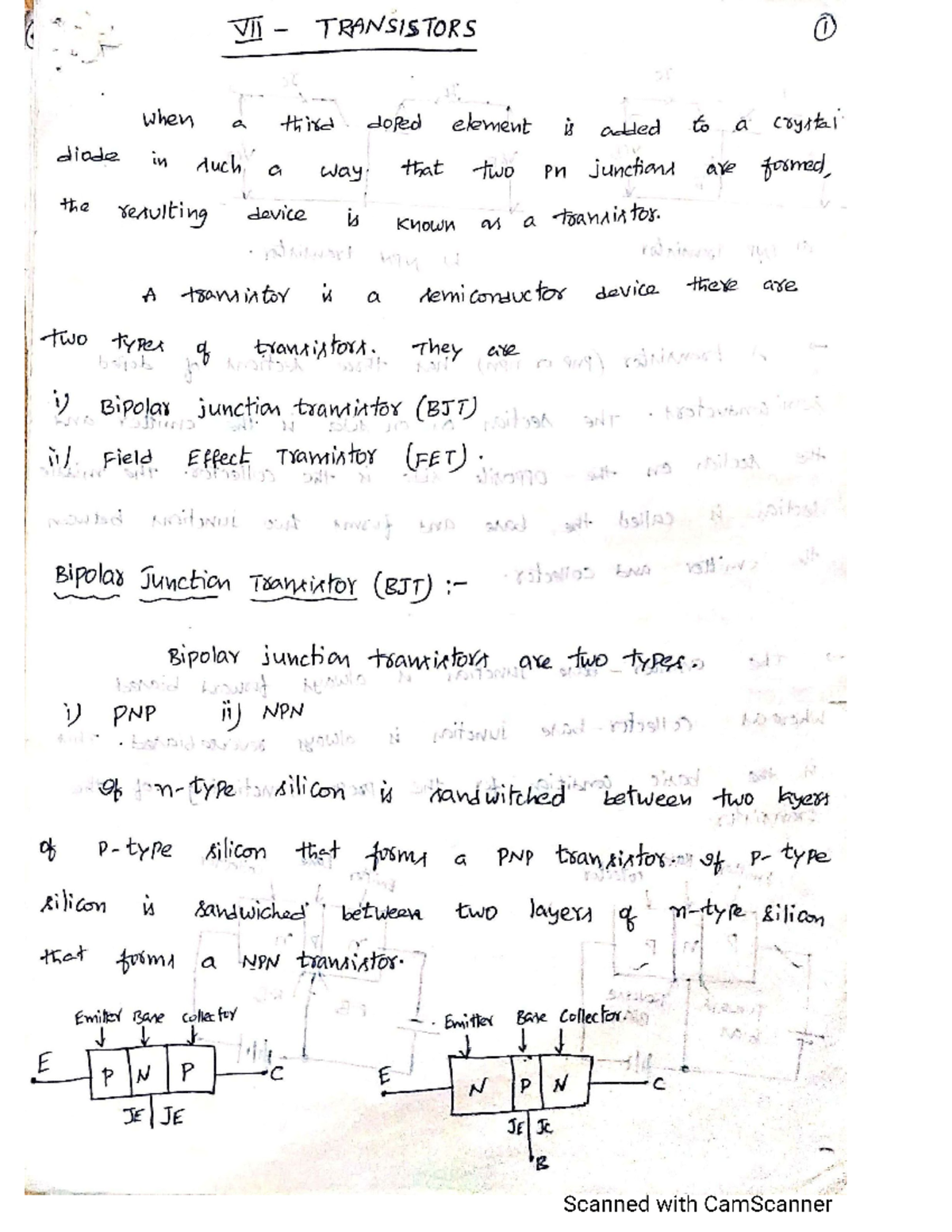 Transistors-1 - electrical technology - Studocu