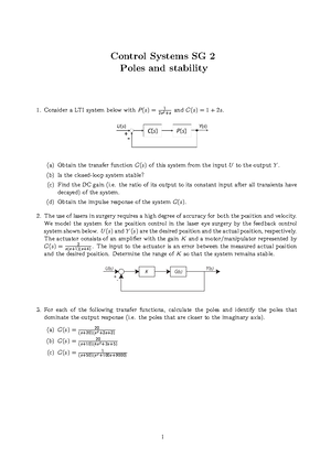 Signals and Systems Notes - Signals and Systems – Part II: Systems 27th ...