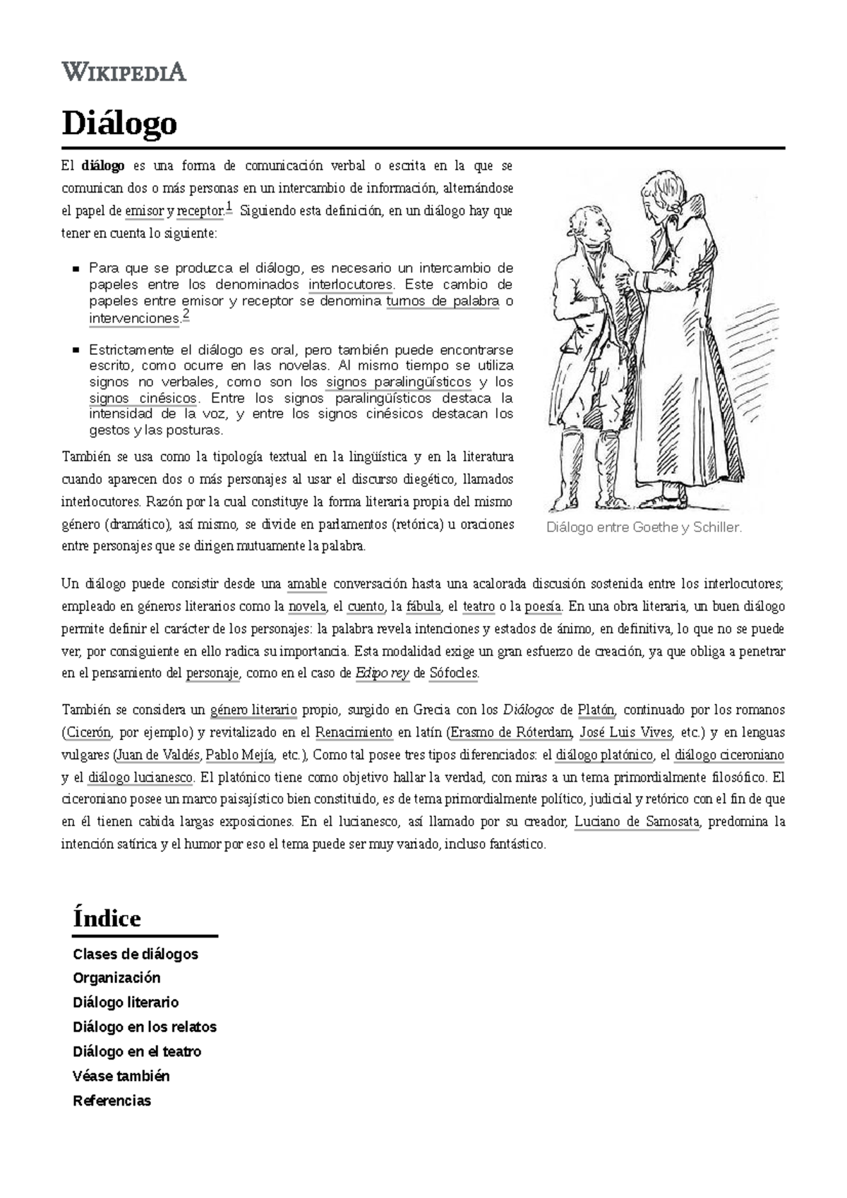 U10 proyecto 10 dialogo - Diálogo El diálogo es una forma de ...