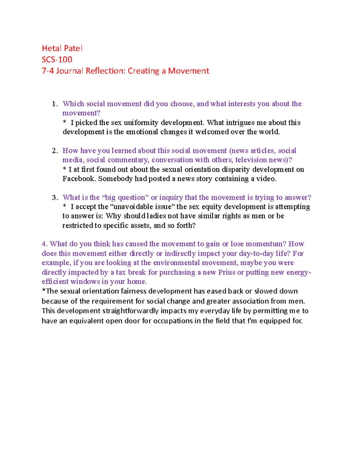 7-4 Journal Reflection - Hetal Patel SCS- 7-4 Journal Reflection ...