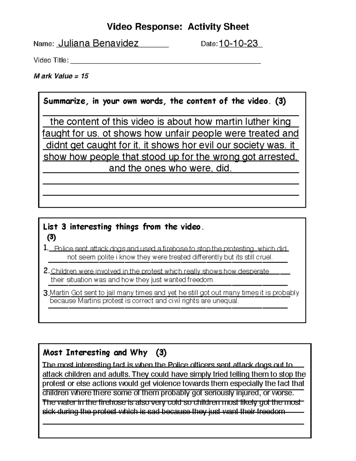 Annotated-Video%20Response%20Activity%20Sheet-1 - Video Response ...
