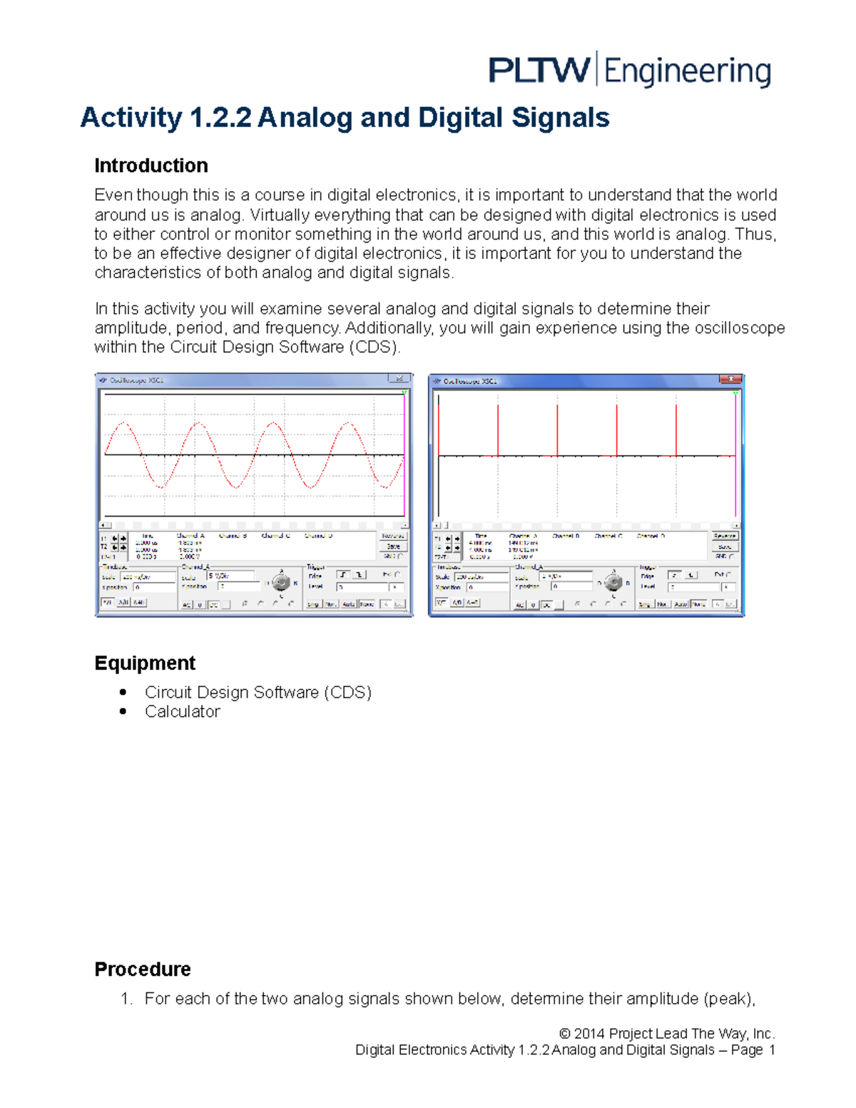 1.2.2.A Analog Digital Signal - Activity 1.2 Analog and Digital Signals ...