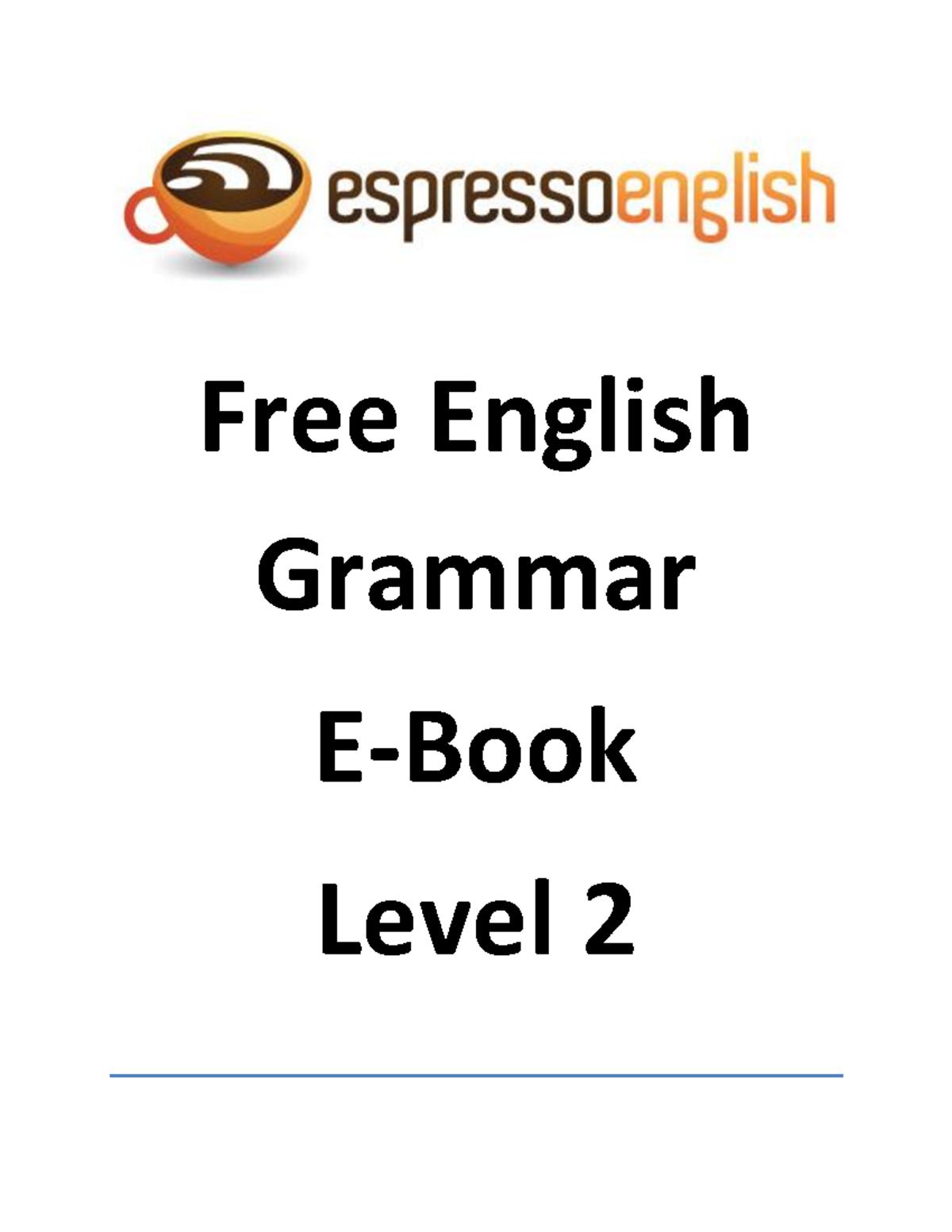 Free Grammar Ebook Level 2 Free English Grammar E Book Level 2 Table 