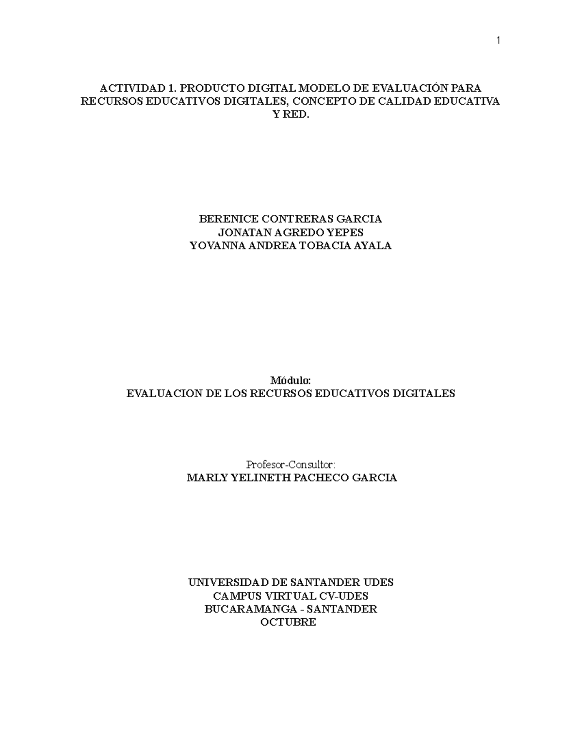 Entregable 1 - Construccion de RED - ACTIVIDAD 1. PRODUCTO DIGITAL MODELO DE EVALUACIÓN PARA ...