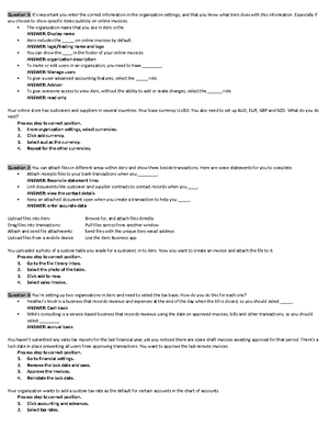 XERO Advisor Certification Module - XERO ADVISOR CERTIFICATION GUIDE ...