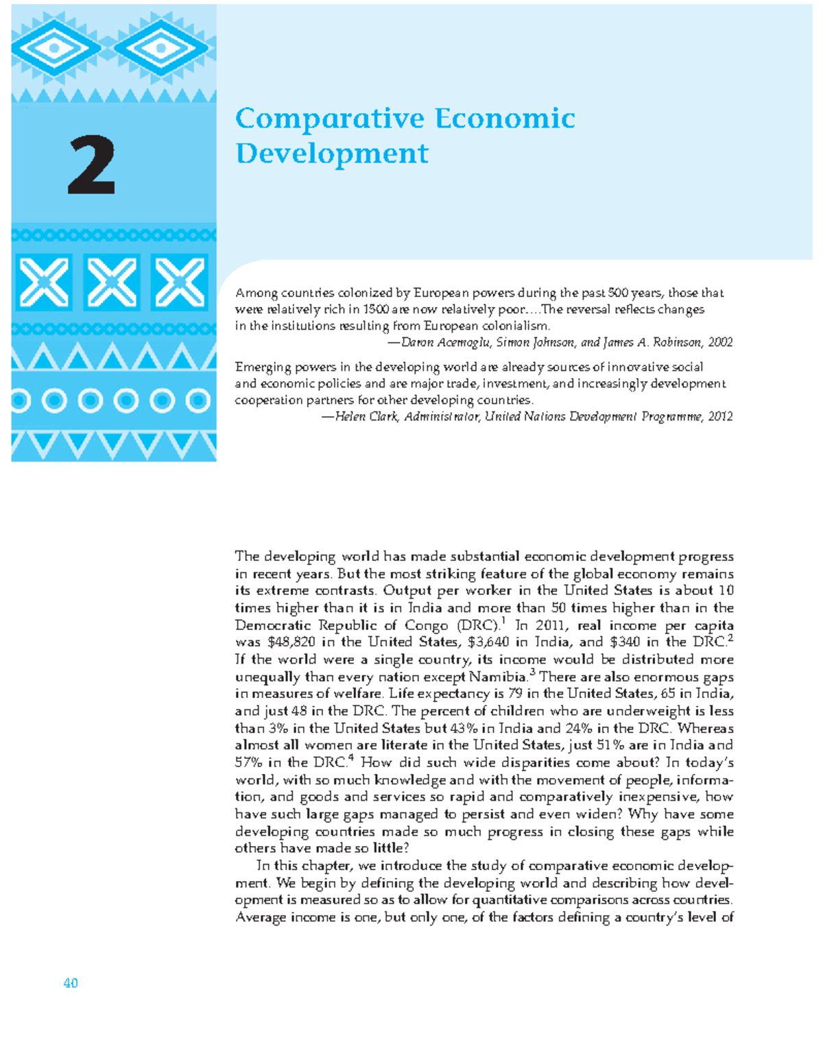 Module 2Comparative Economic Development - Management - Studocu