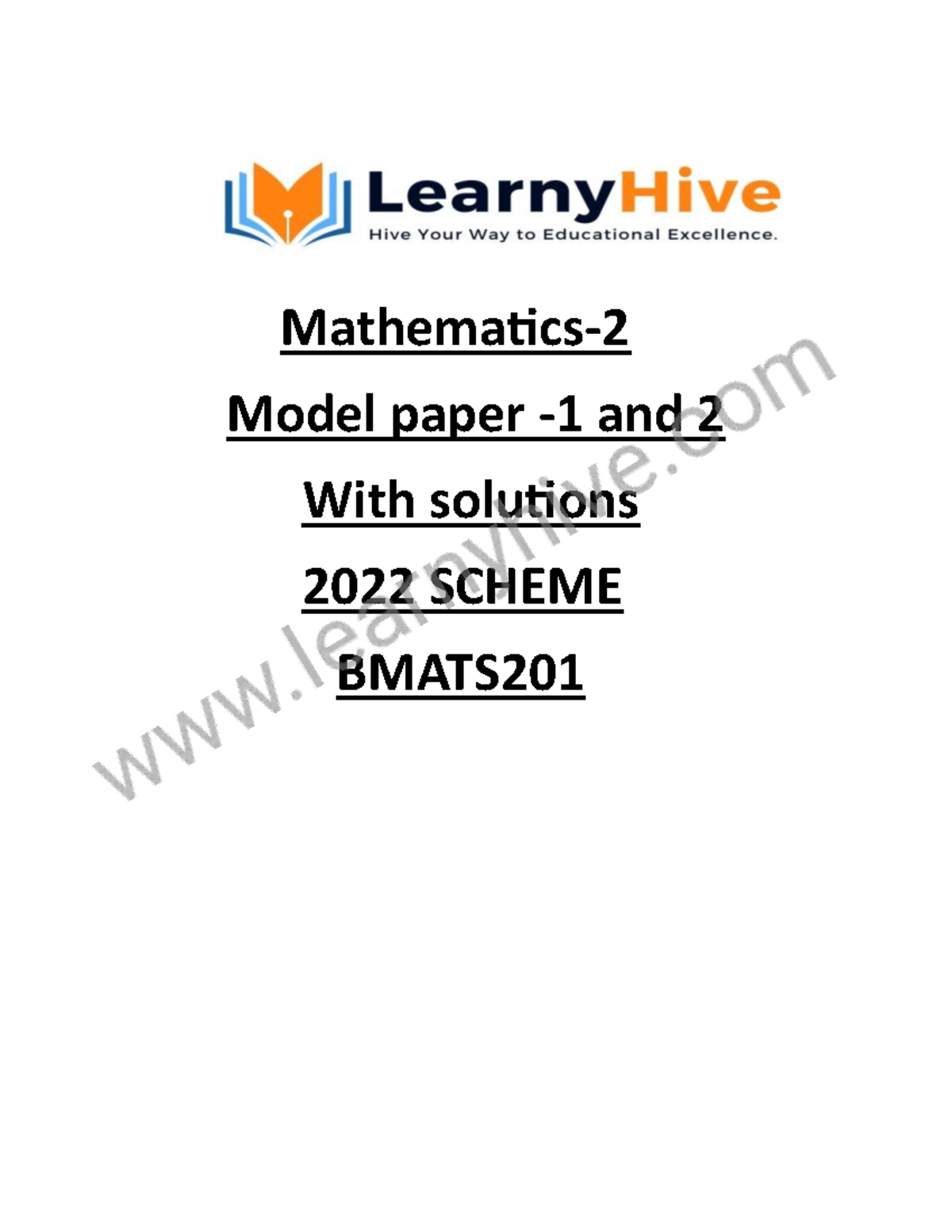 model question papers for practice - 2023 to 2024 (1&2) detailed ...