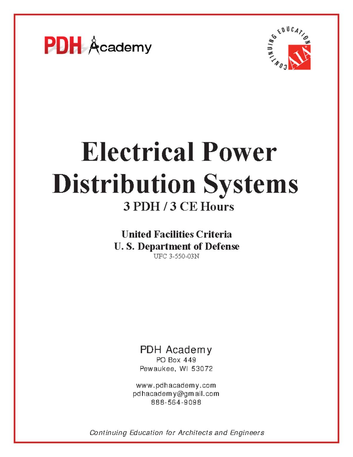 Electrial Power Distribution Systems - Electrical Power Distribution ...