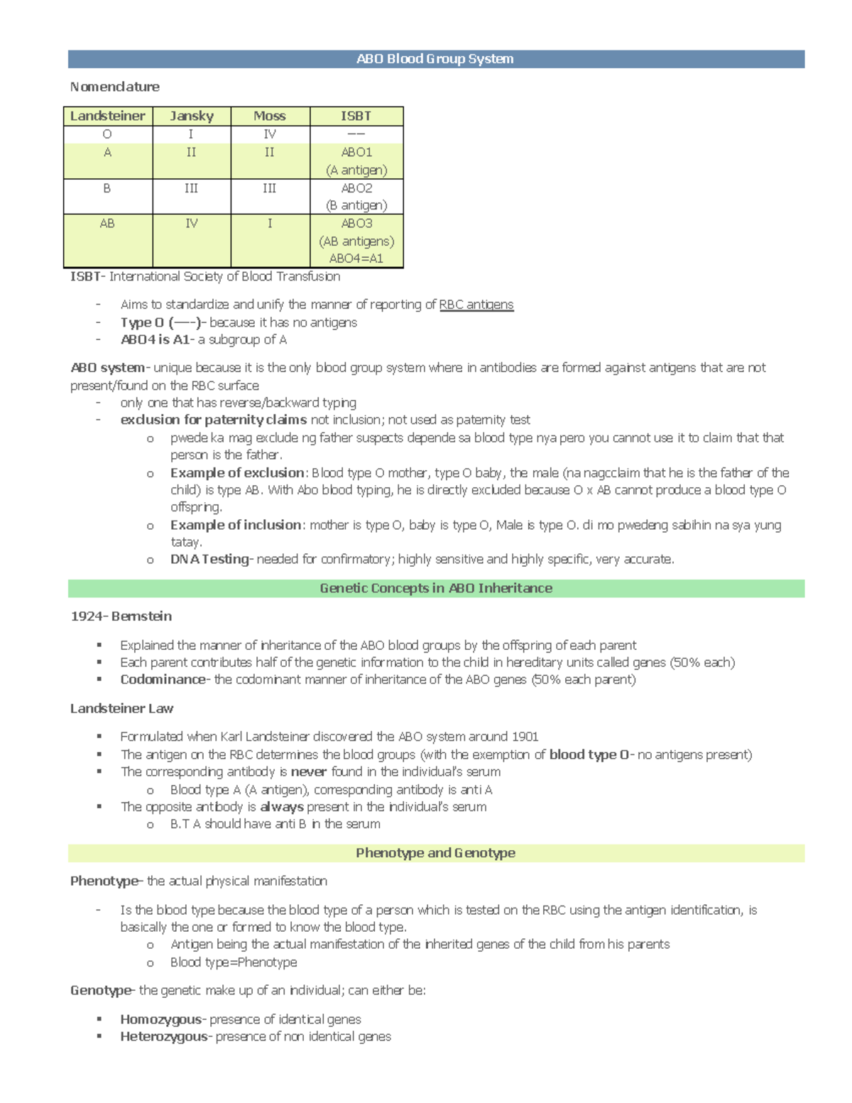 123 - ABO blood group introduction - ABO Blood Group System ...