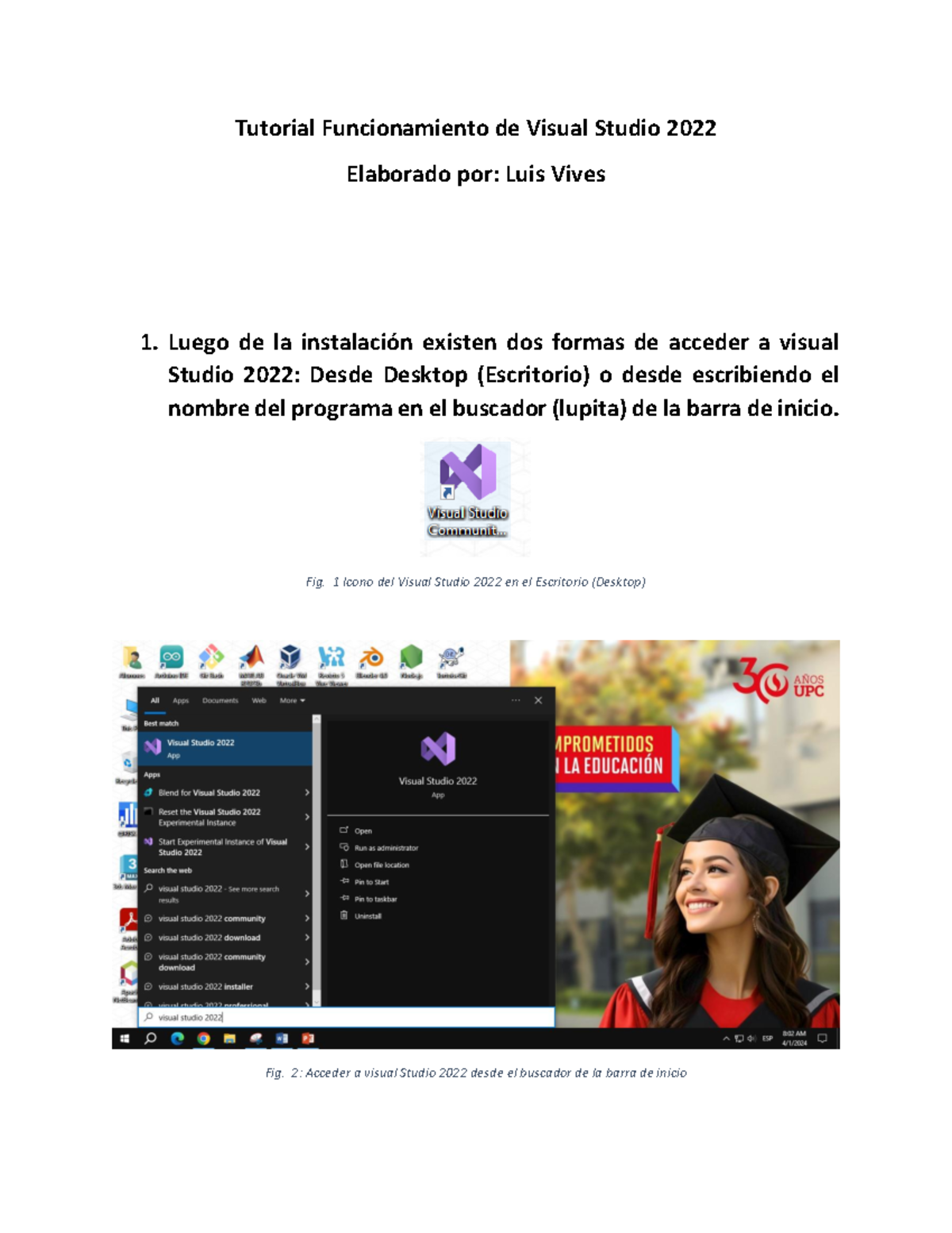 Tutorial Funcionamiento de Visual Studio - Luego de la instalación ...