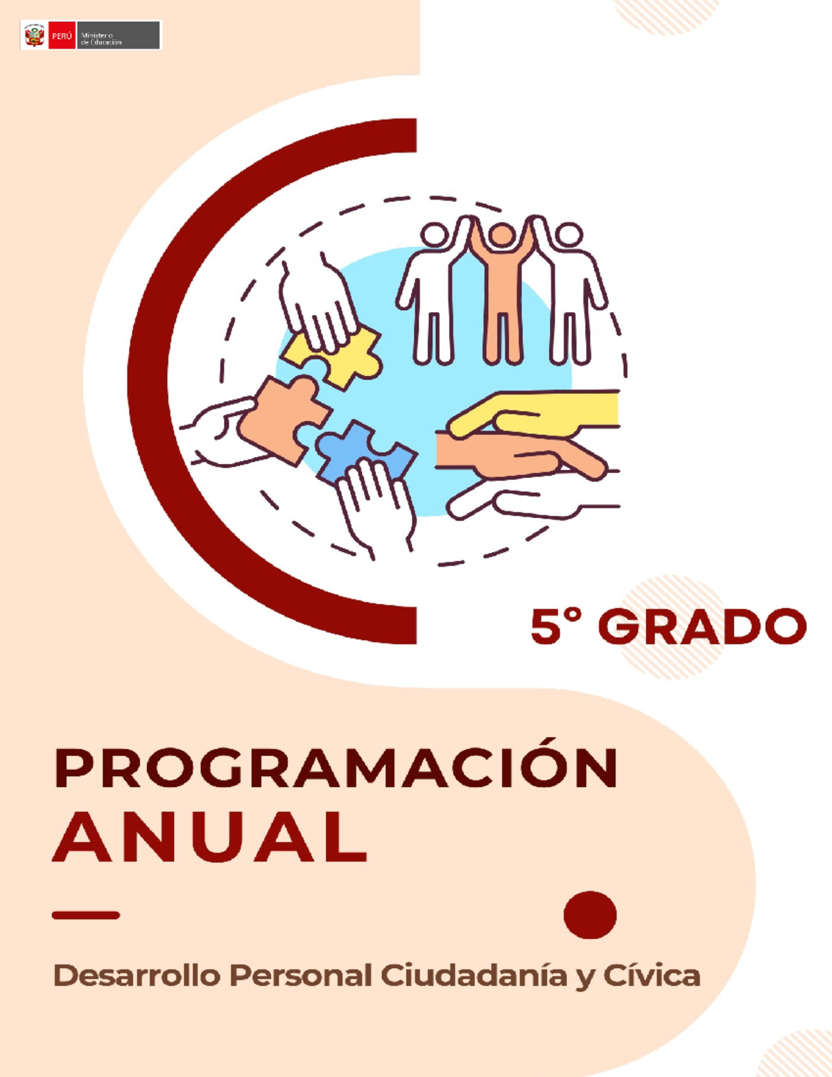 Programación Anual 5° Grado - DPCC - PLAN ANUAL DEL ÁREA DE DESARROLLO PERSONAL CIUDADANÍA Y ...