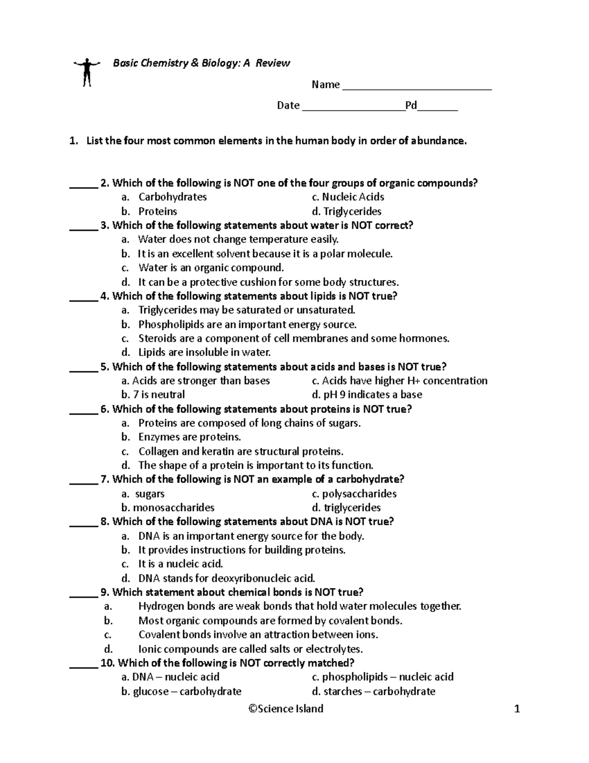 Chem Bio Review WS - BIOL1107 - UConn - Studocu