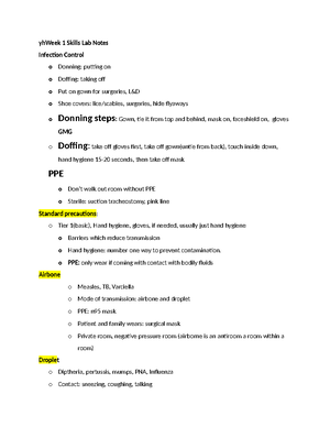 CDC PPE Sequence - notes - SEQUENCE FOR PUTTING ON PERSONAL PROTECTIVE ...