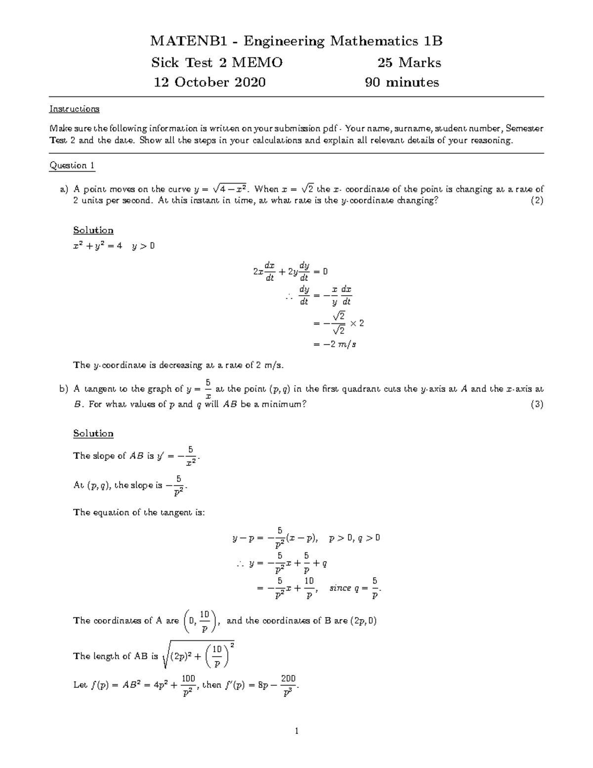 Sick Test 2 v2 memo - They show you how to arrive at the correct ...