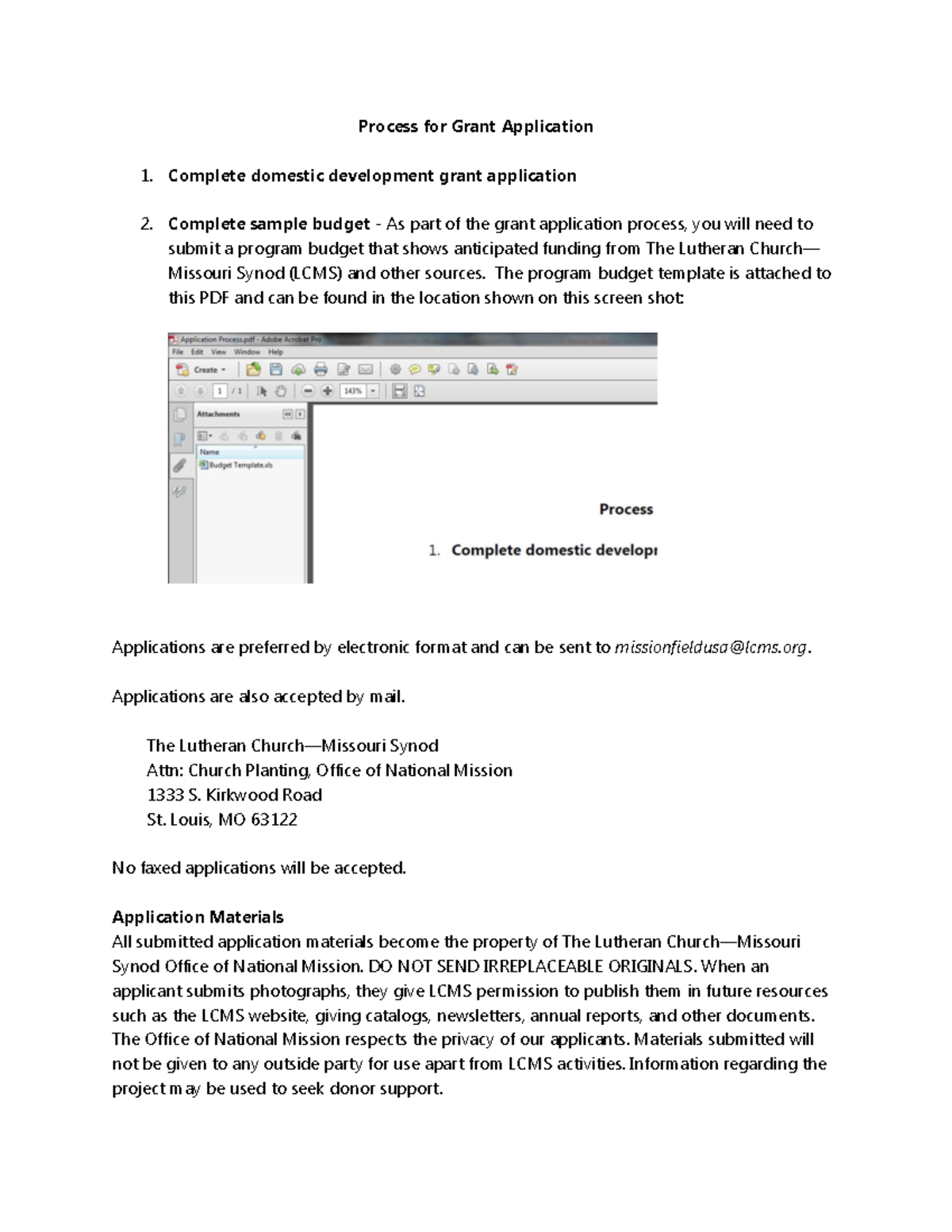 LCMS-Church-Planting-Grant-Application-and-Budget-Template - Process ...