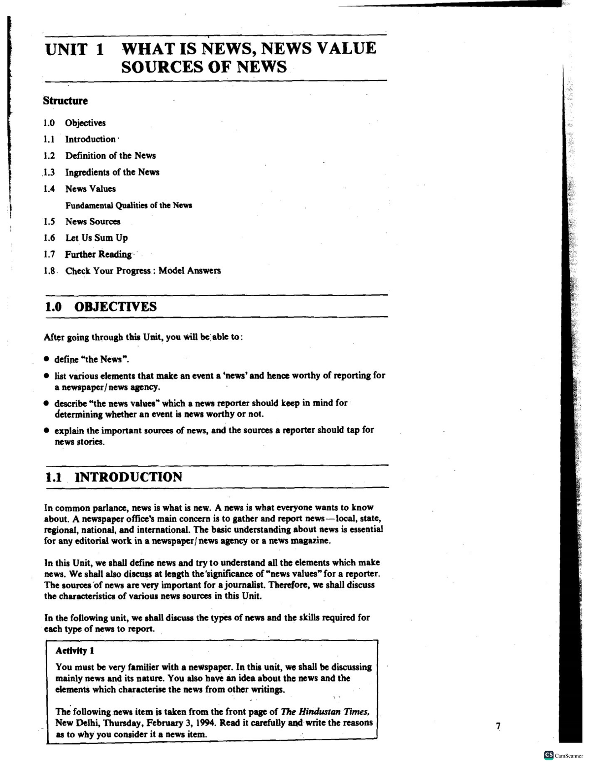 Understanding news part 1 Journalism - BA(Hons) Journalism - Studocu