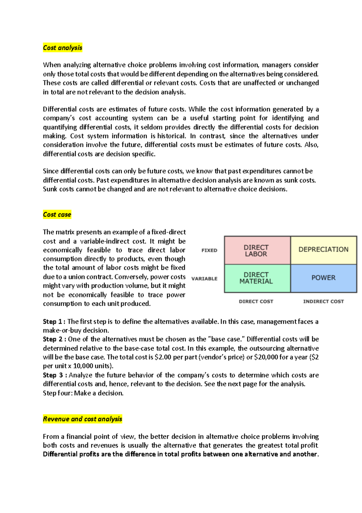 CAMC S3 - Warning: TT: undefined function: 32 Cost analysis When analyzing alternative choice ...