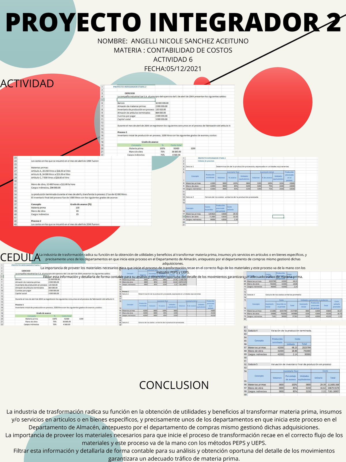 Proyecto Integrador 2 - PROYECTO INTEGRADOR 2 NOMBRE: ANGELLI NICOLE SANCHEZ ACEITUNO MATERIA ...