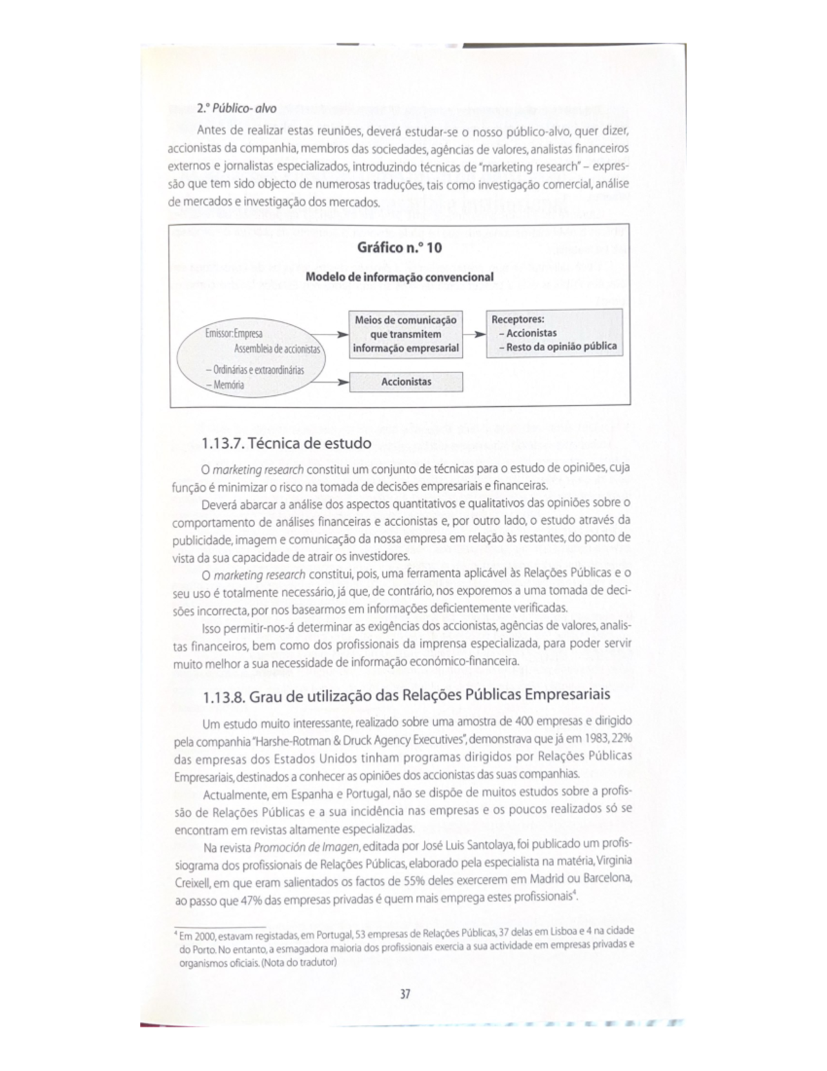 Modelo de Informacao convencional - quadro n Âº 10 - Comunicação e ...