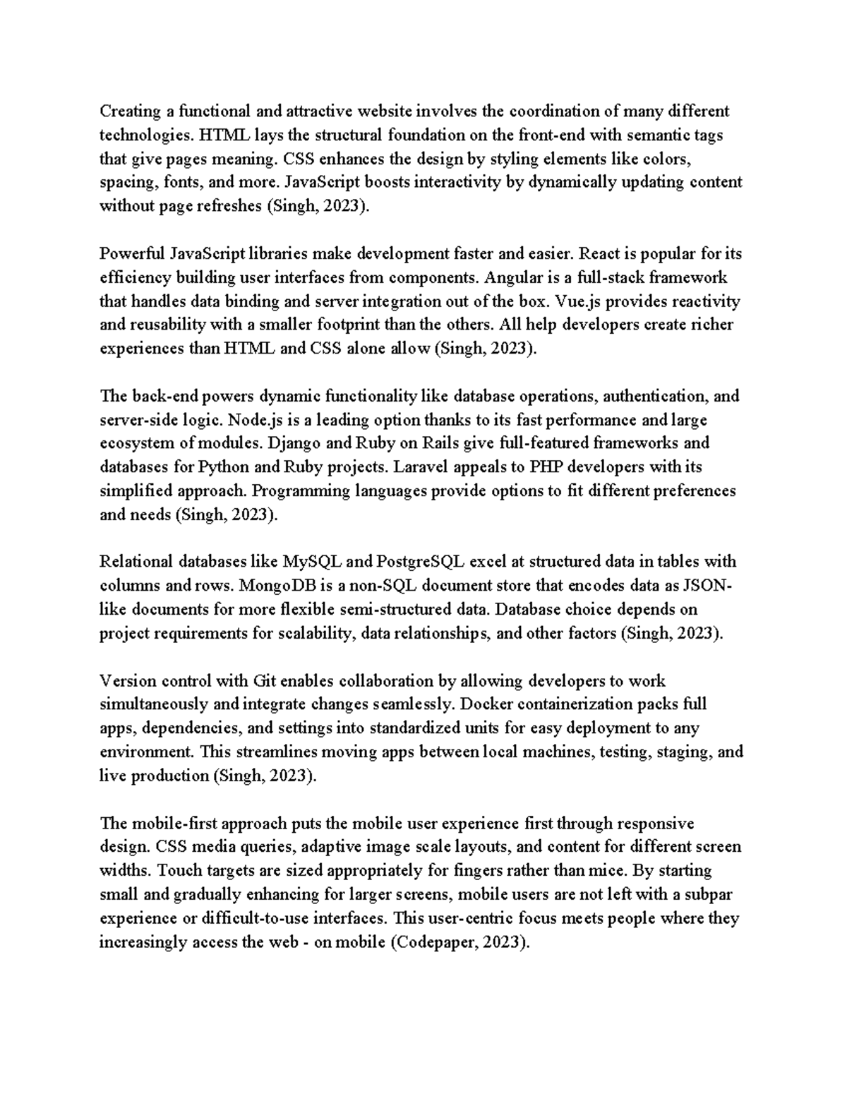 Learning Journal Unit 8 Creating A Functional And Attractive Website Involves The Coordination