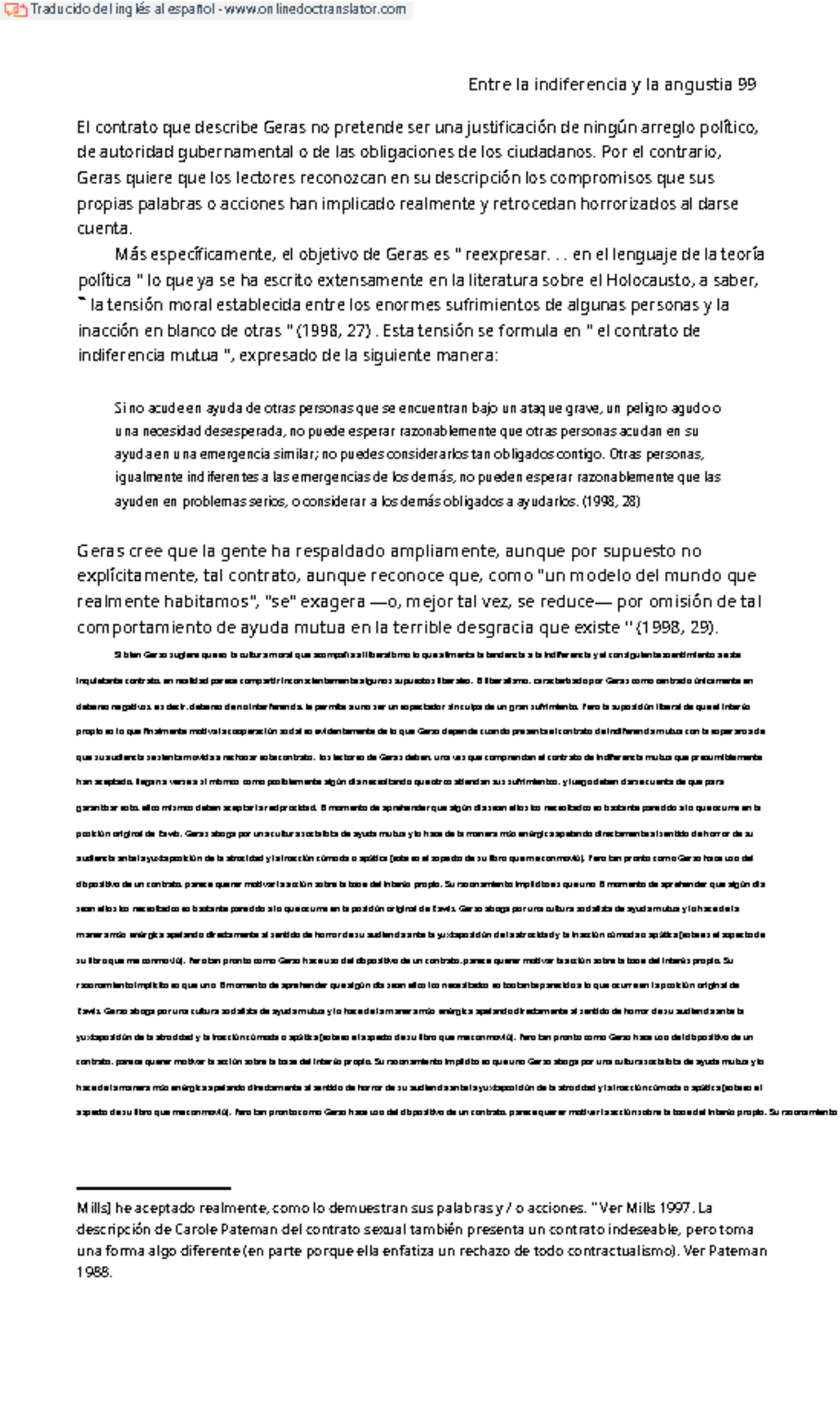 Lisa Tessman - Burdened Virtues - cap. 4[19-26] - Entre la indiferencia ...