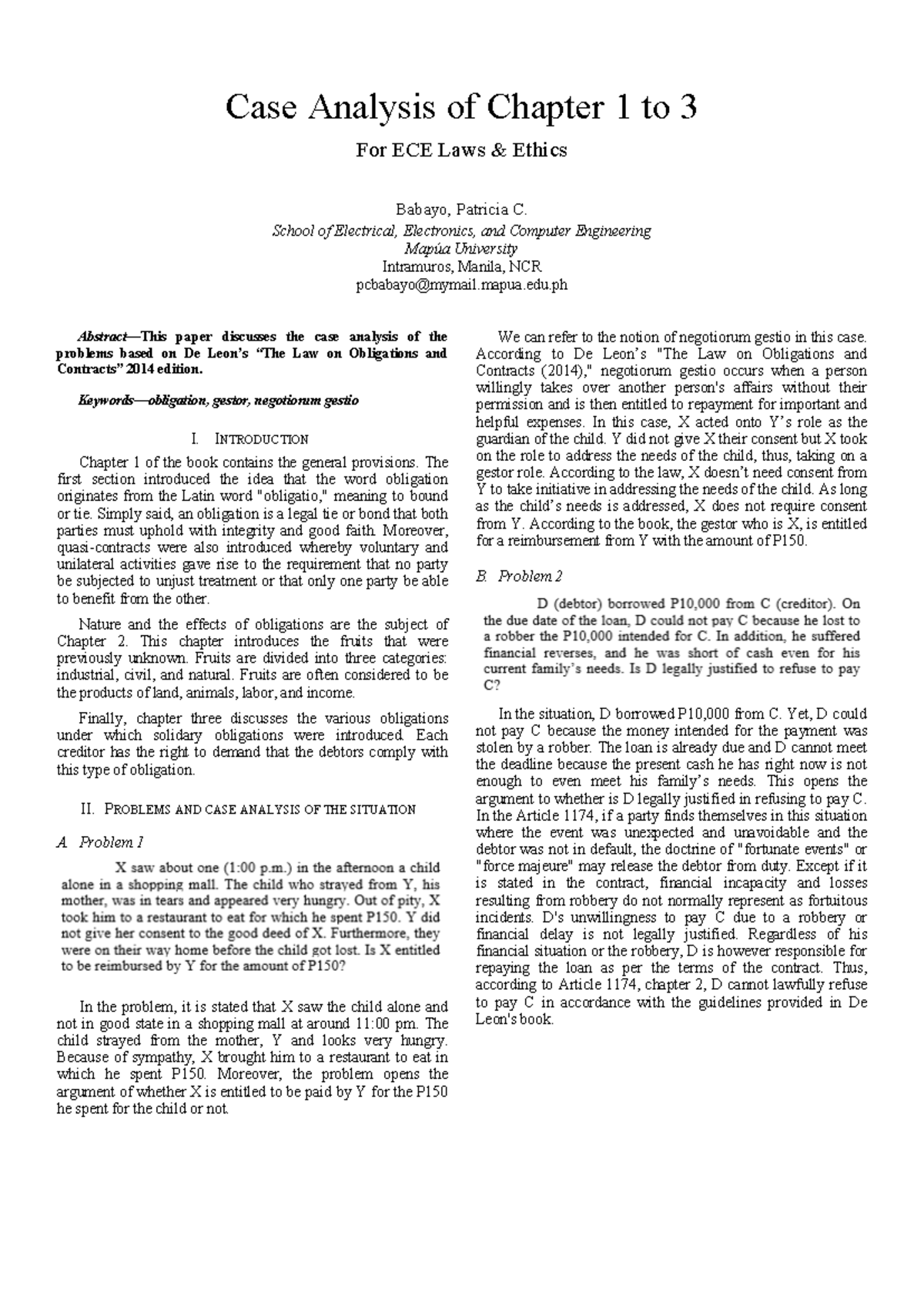 Lhjkasd CW1 - This is the coursework 1 of electromagnetics. - Case Analysis of Chapter 1 to 3 ...