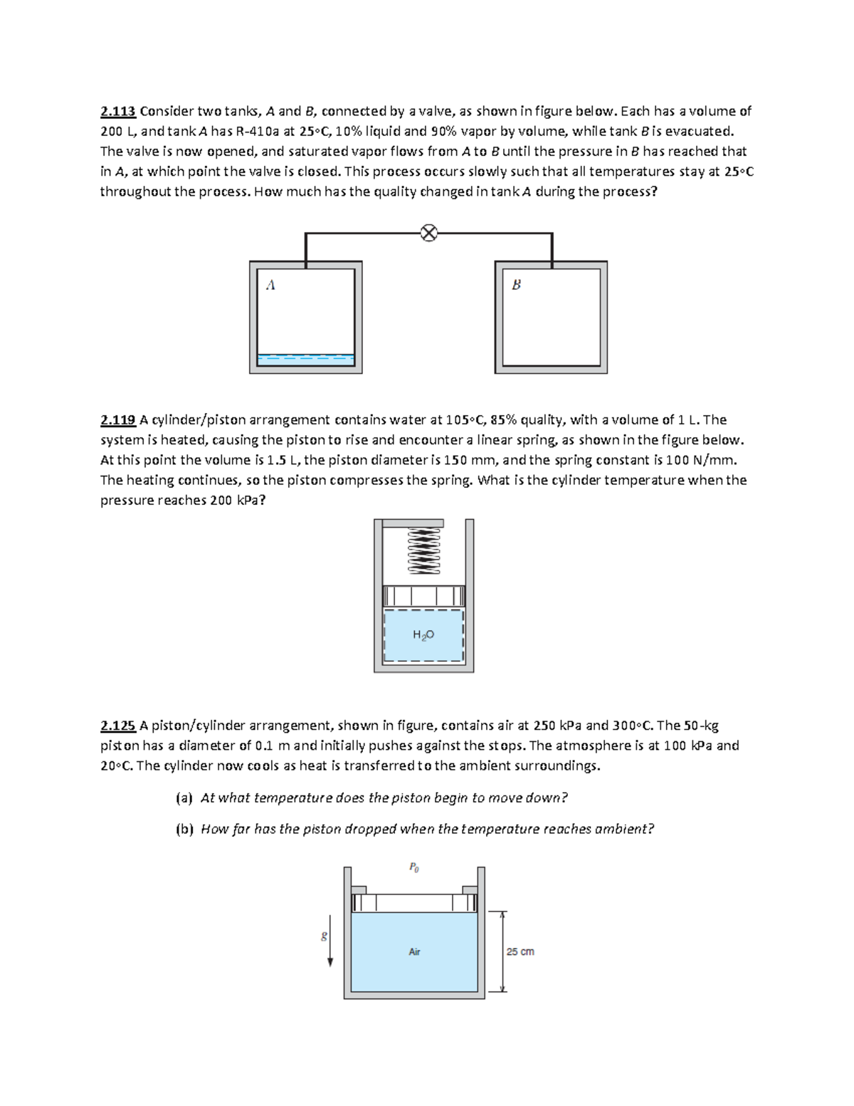 Chp2 Questions Some Chapter 2 Problems Of Thermodynamics Warning Tt Undefined Function 32