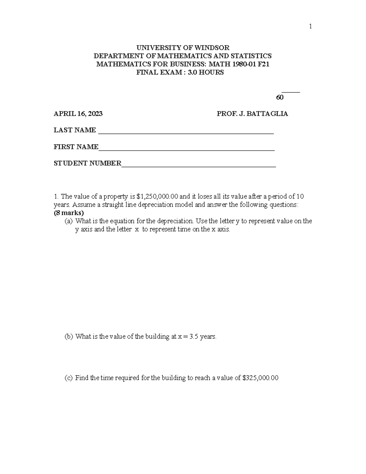 Math 1980-01 W23 Final Exam - UNIVERSITY OF WINDSOR DEPARTMENT OF ...