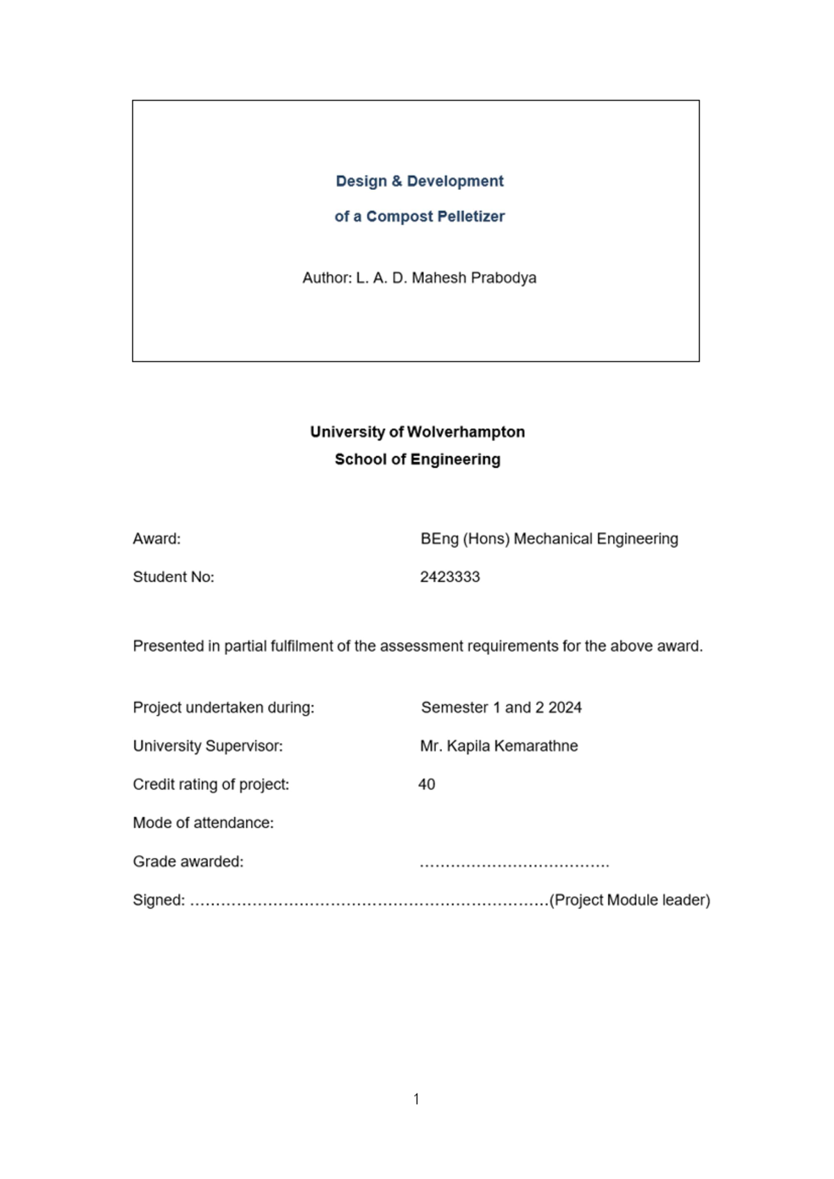 FR.pdf Mathematics (BCOM11024) - Edit - DECLARATION ACKNOWLEDMENT TABLE ...