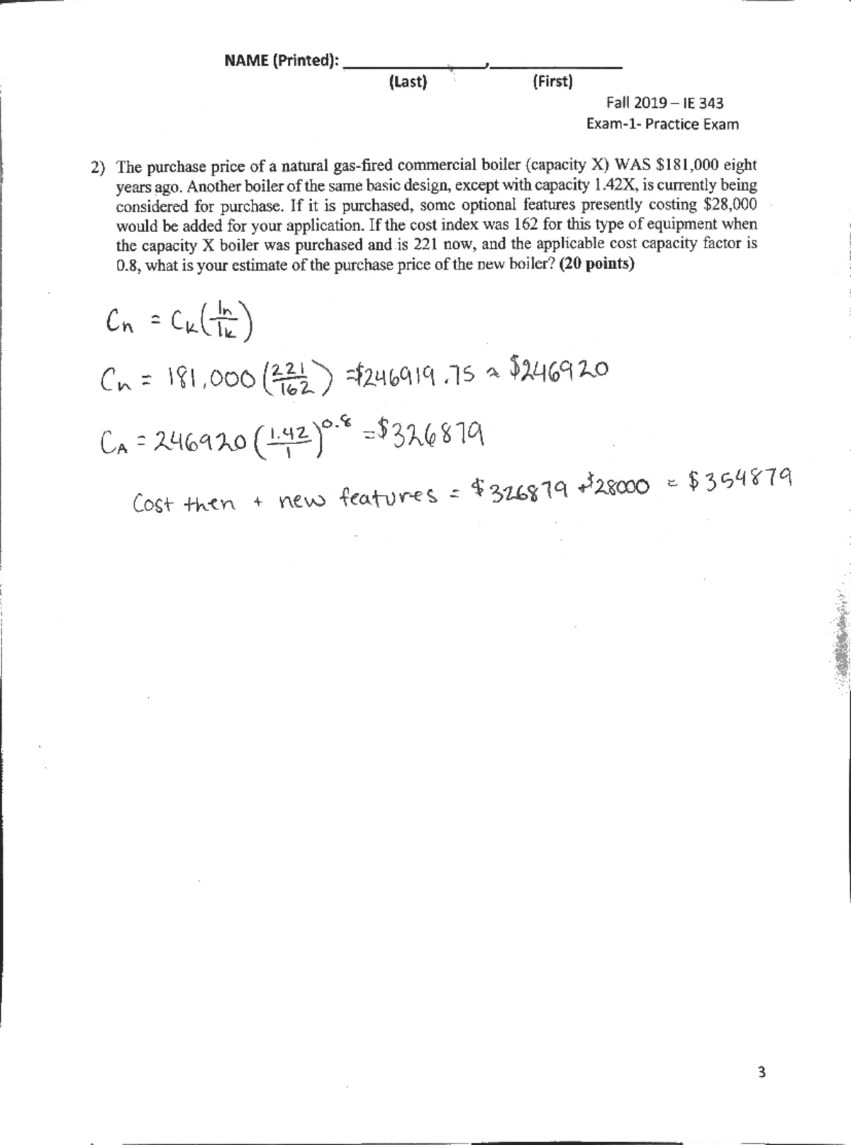 personal study guide exam 1 - IE 34300 - Studocu