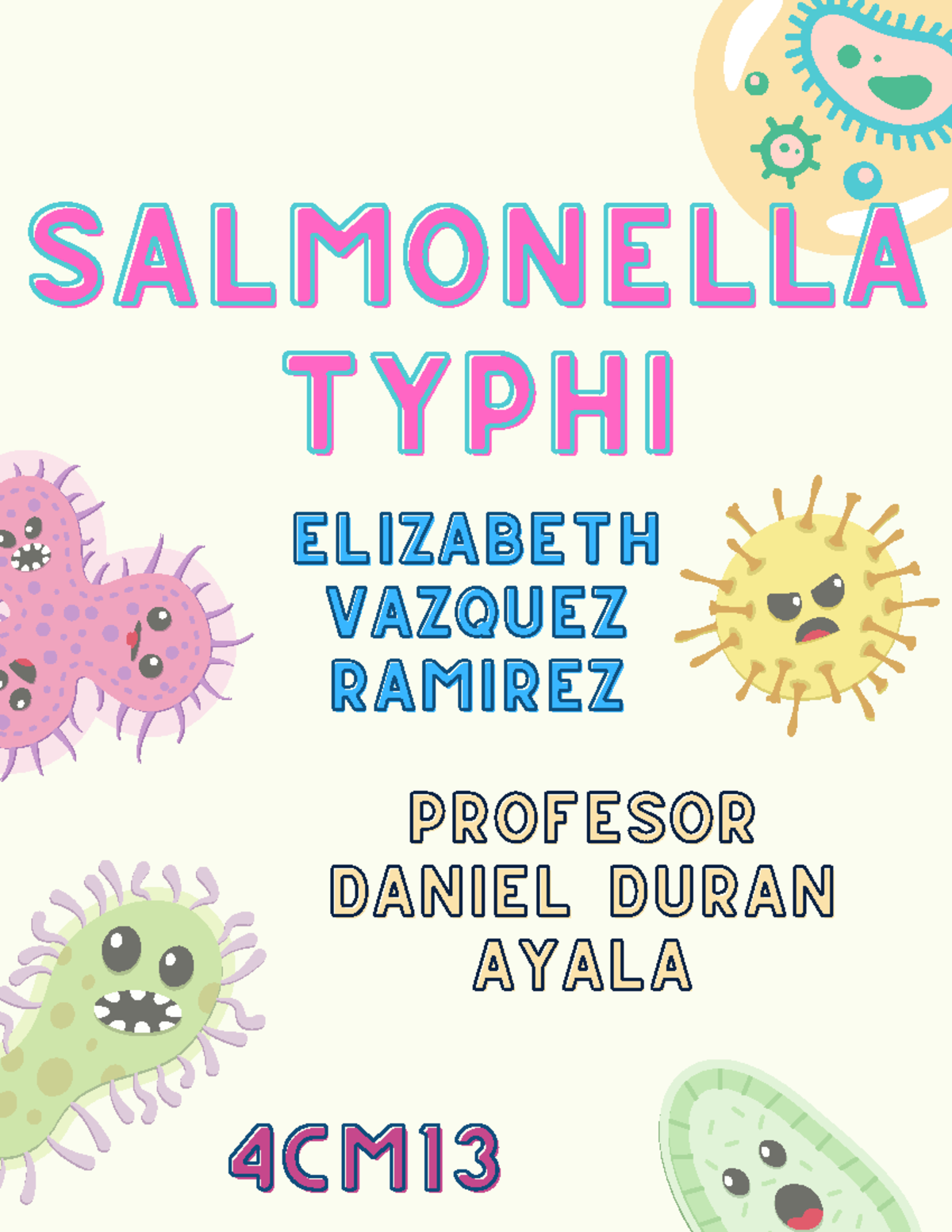 Salmonella typhi - SALMONELLASALMONELLA TYphi TYphi elizabeth elizabeth ...