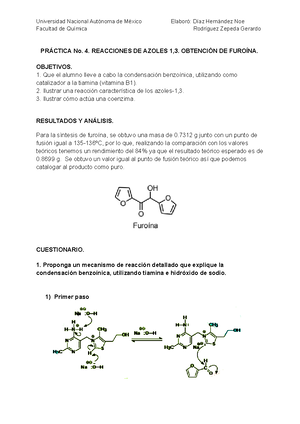 Práctica 1. Sintesis de pirrol - Laboratorio de Química Orgánica III ...