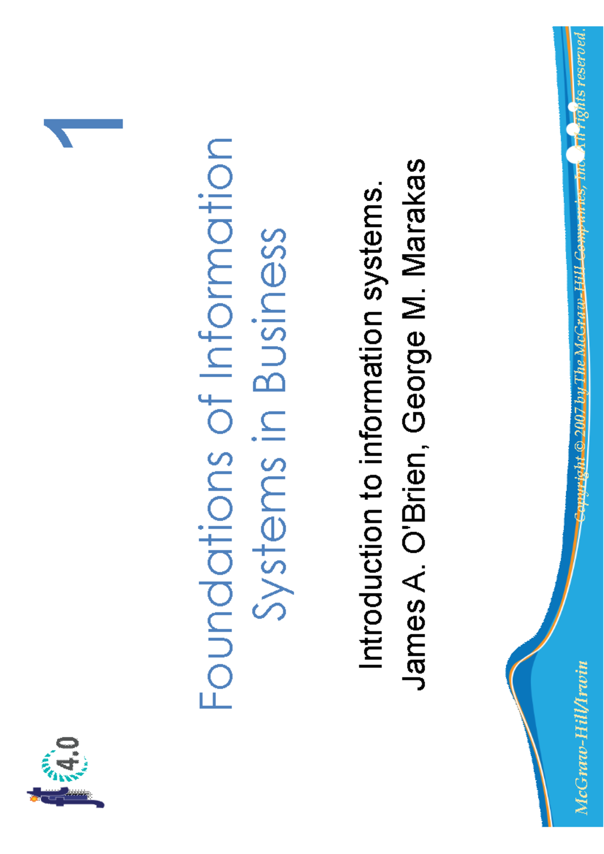 Foundations of Information Systems in Business - Foundations of ...