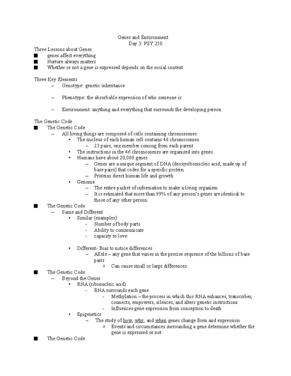 PSY 250 Day 3 Outline - This is for in class notes, what will be ...