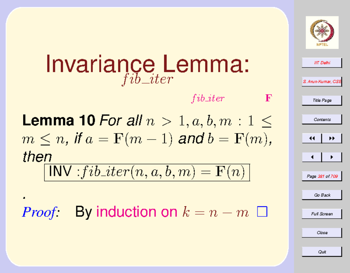 Introduction to Computer Science-39 - S. Arun-Kumar, CSE Title Page ...