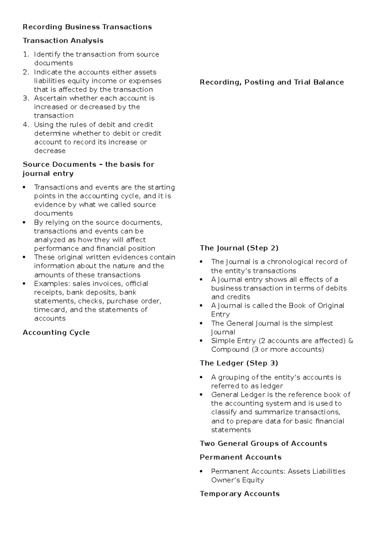 Recording-Business-Transactions - Recording Business Transactions ...