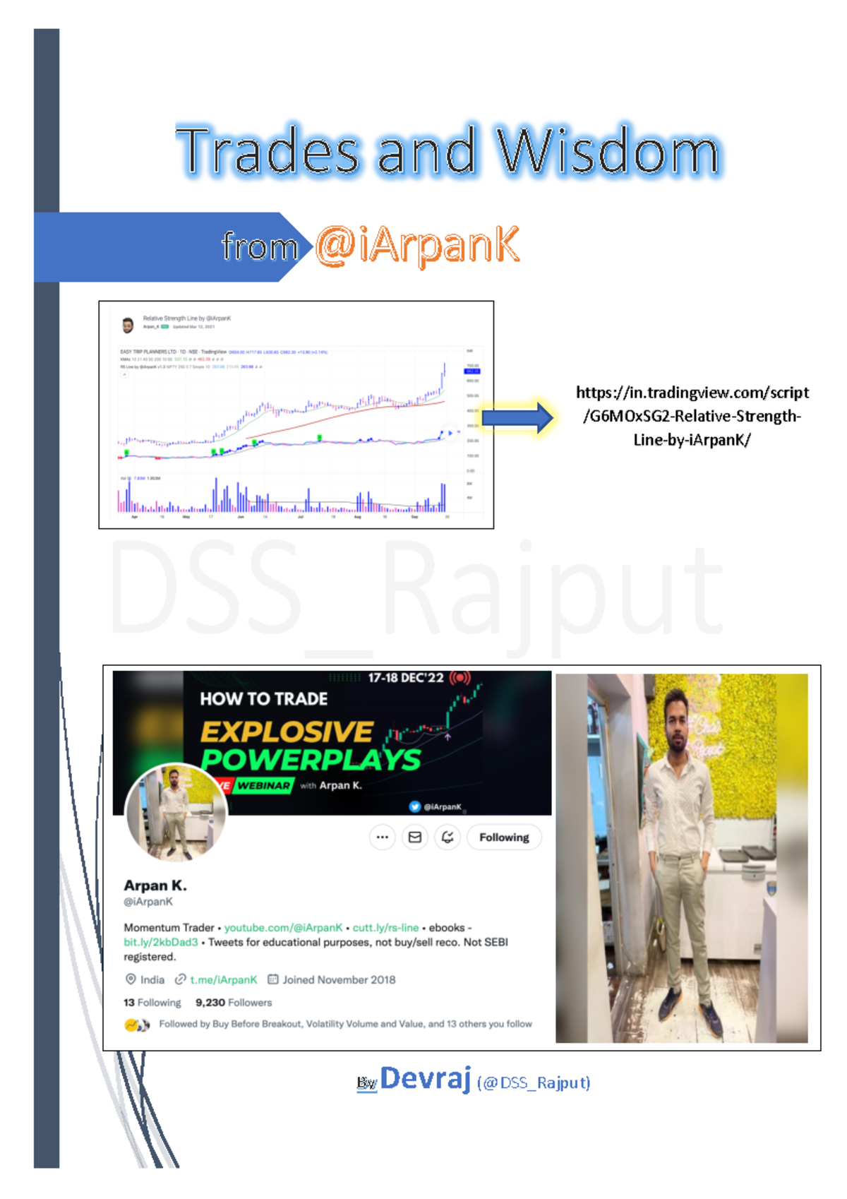 Arpan k Trading Notes - Devraj (@DSS_Rajput) in.tradingview/script ...